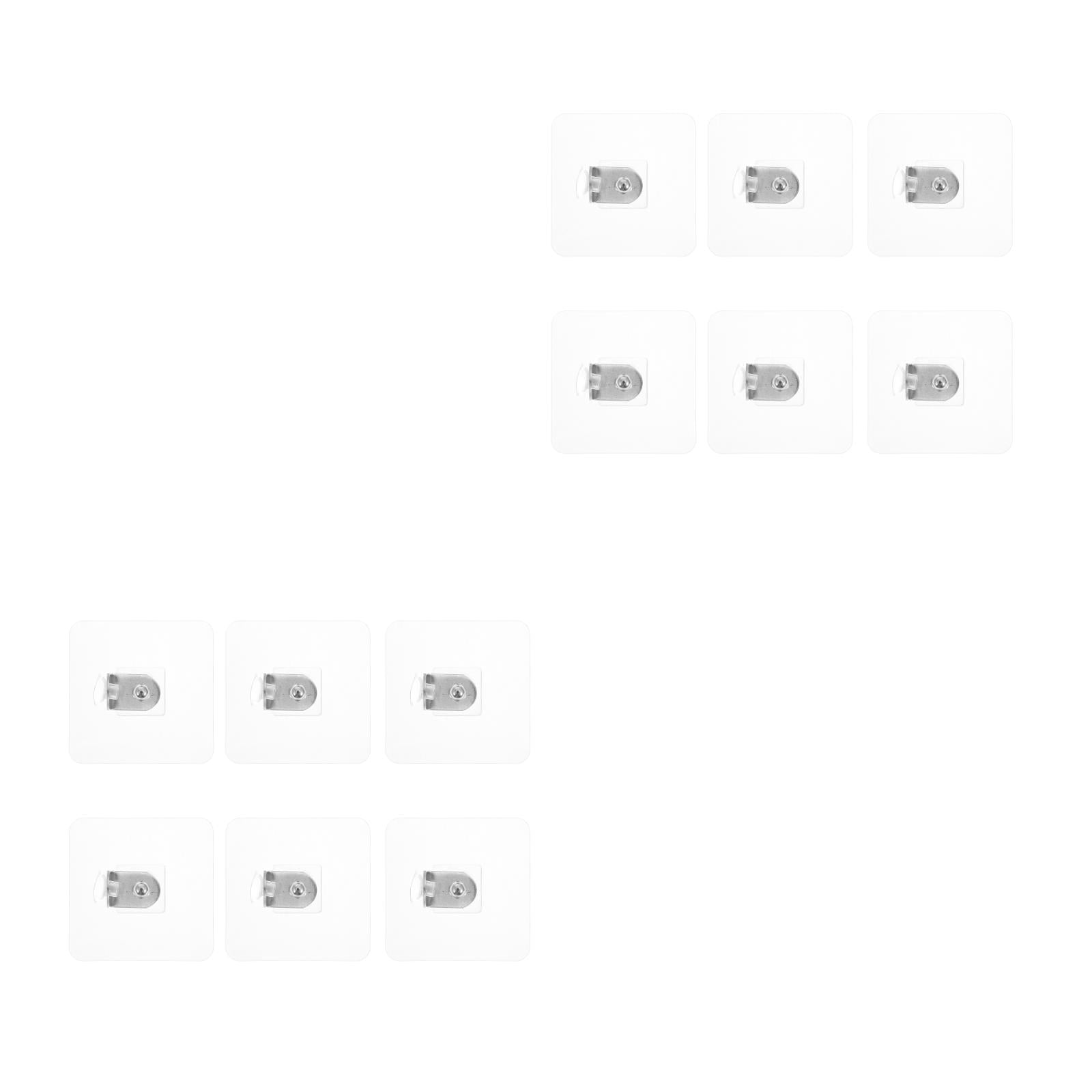 12 pcs Shelf Mounting Braces Non-Perforated Shelf Brackets Sticky Shelf ...