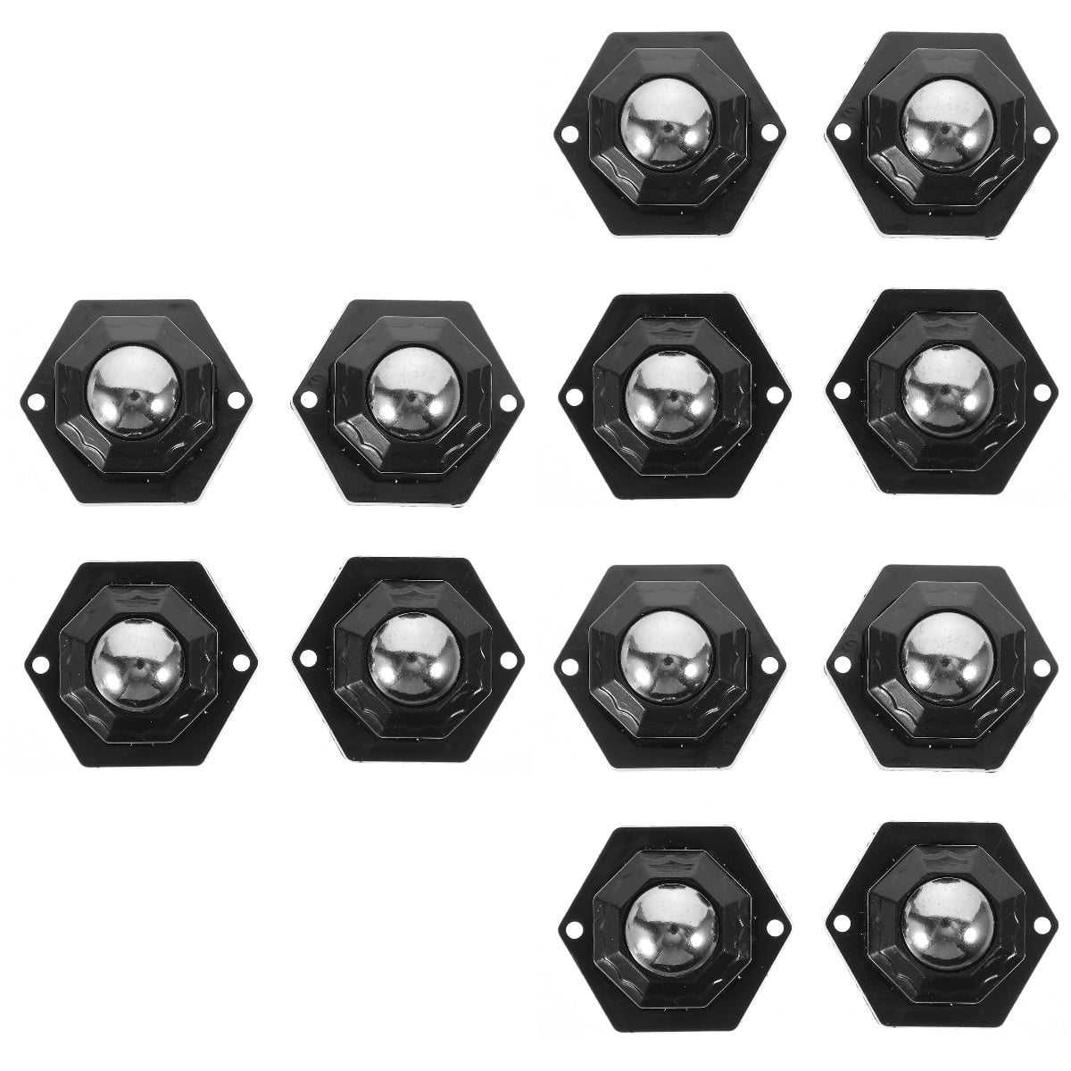 HOMEMAXS 12 pcs Small Wheels 360 Degree Wheels Furniture Movable Wheels ...