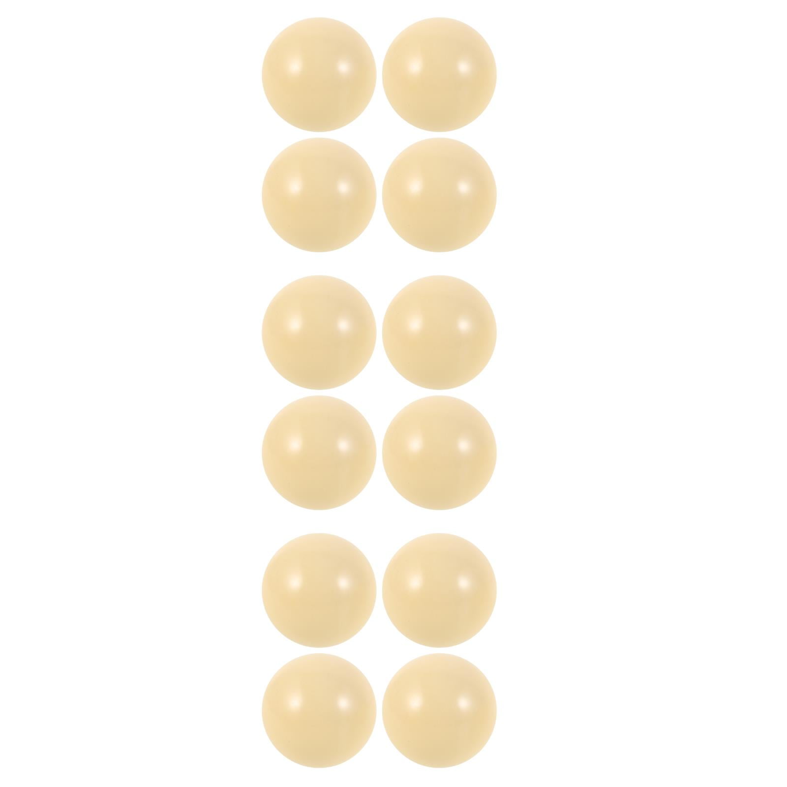 HOMEMAXS 12 pcs Standard 2 Inch White Billiard Balls Professional Cue ...