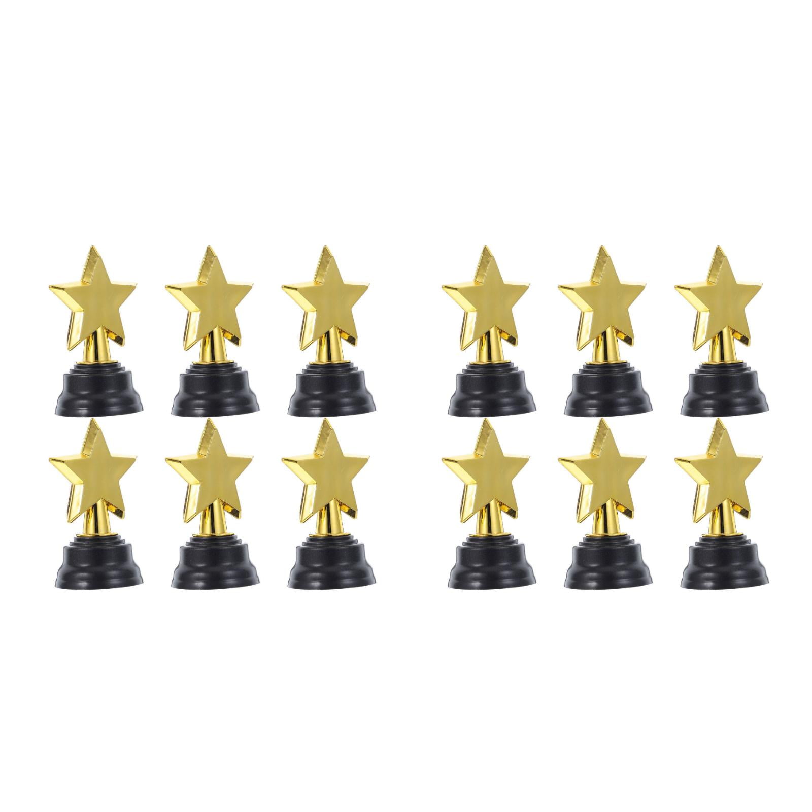 HOMEMAXS 12 pcs Star Trophies For Kindergarten Students Mini Plastic ...