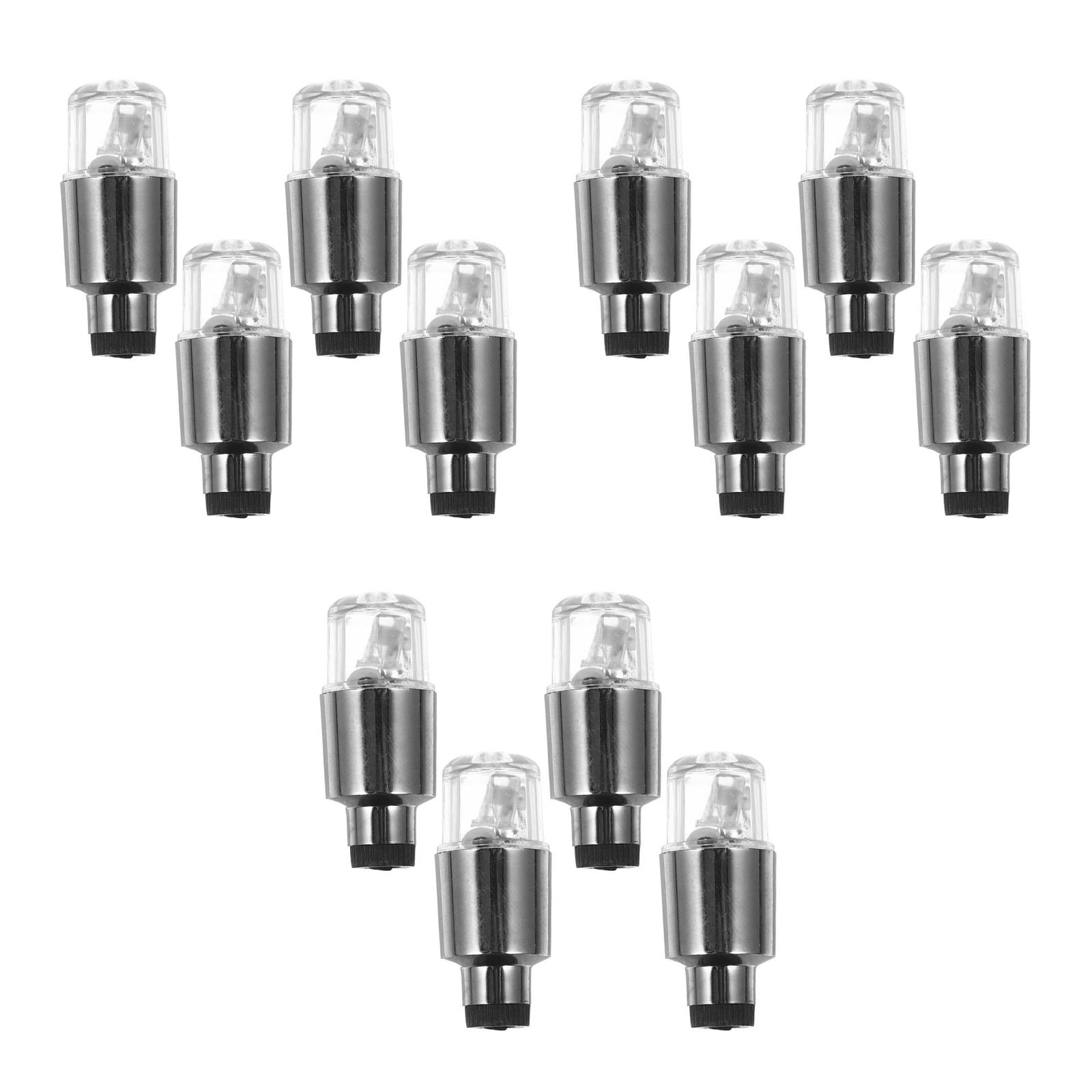 HOMEMAXS 12 pcs Tire Valve Lights Waterproof Light Up Bicycle ...