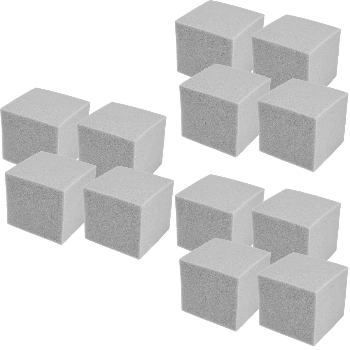 HOMEMAXS 12 pcs Wall Sponge Bass Trap Theater Soundproof Padding Studio ...