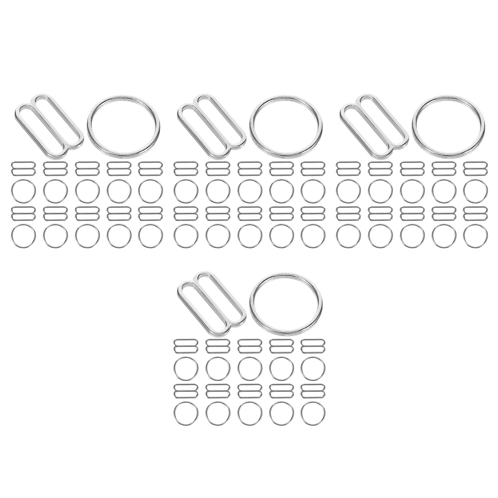 HOMEMAXS HOMEMAXS 120 Pairs Mini 8 Shaped Strap Adjusters for Bras and ...