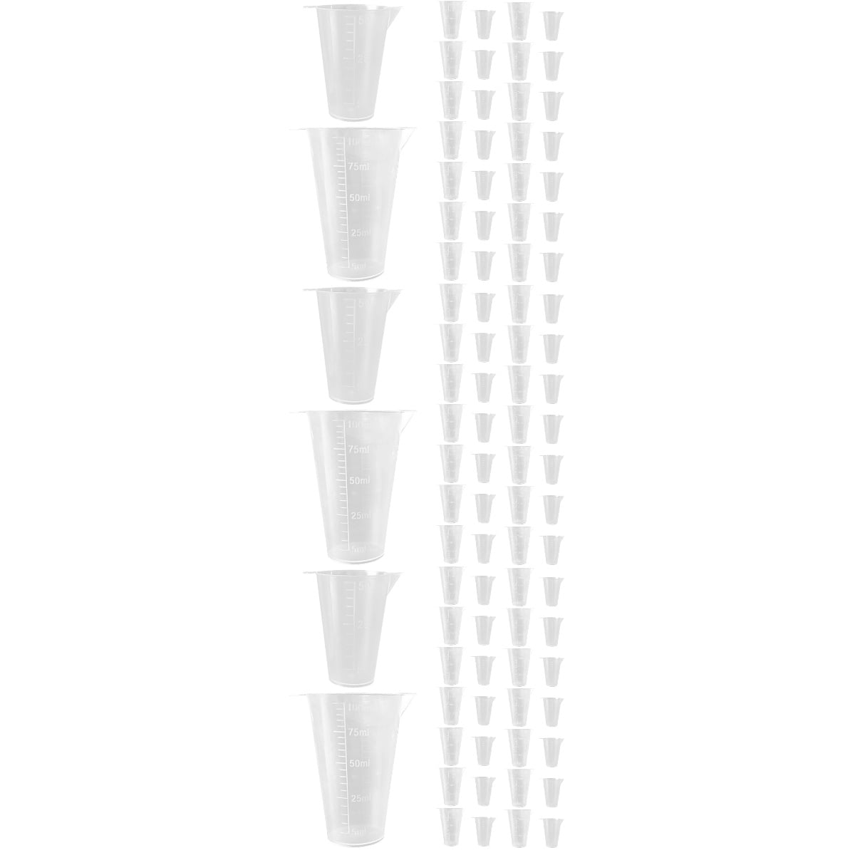 HOMEMAXS 120 Pcs Farm Garden Plastic Measuring Cup Multi-functional ...