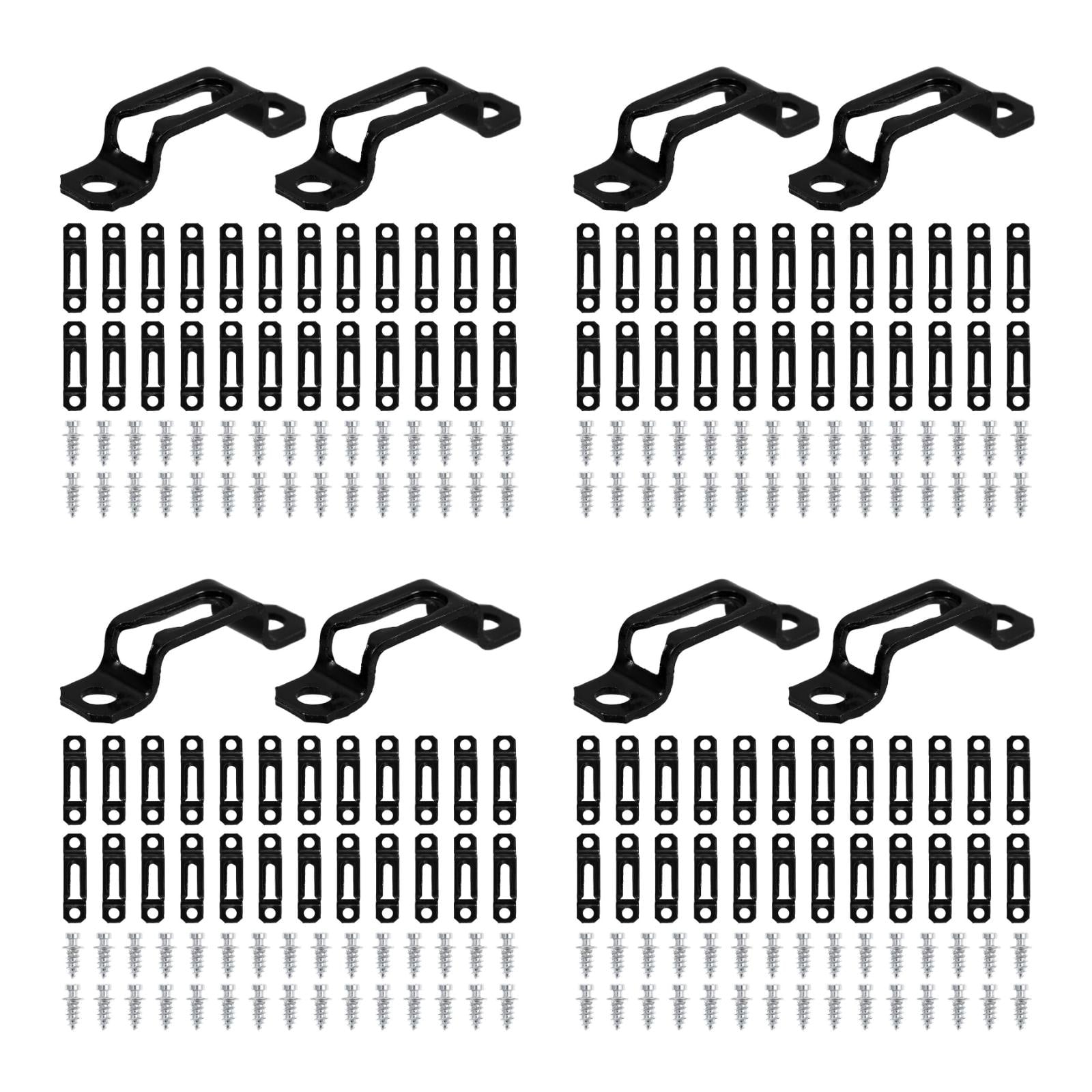 HOMEMAXS 120 Pcs Furniture Invisible Connector Screw Fasteners 2 In 1 ...