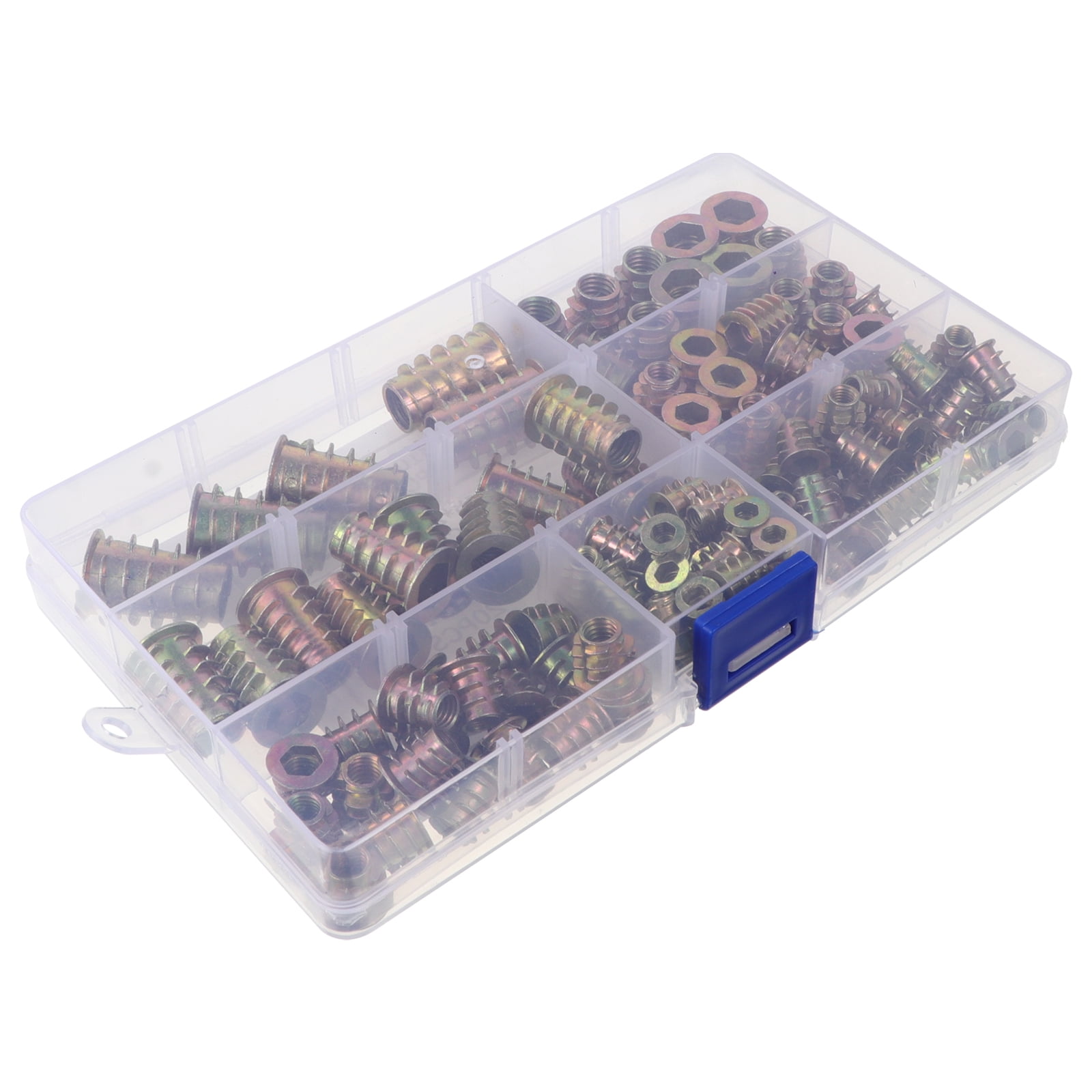 120 Pcs Furniture Screws Home T-nut Extender Hardware Nuts Countersunk ...