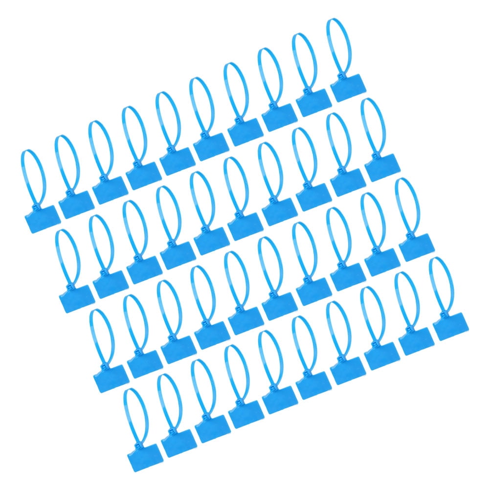Blue Nylon Cable Ties with Label Tags for Tie Cable 120pcs 7.9"x0.2 ...