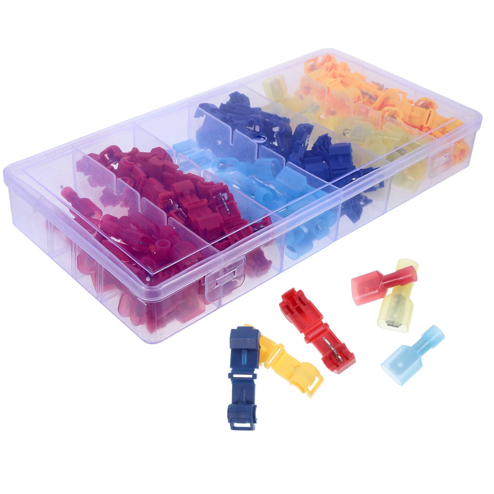 HOMEMAXS 120 Pcs Wire Splicer Connector Electrical Connectors Speaker ...