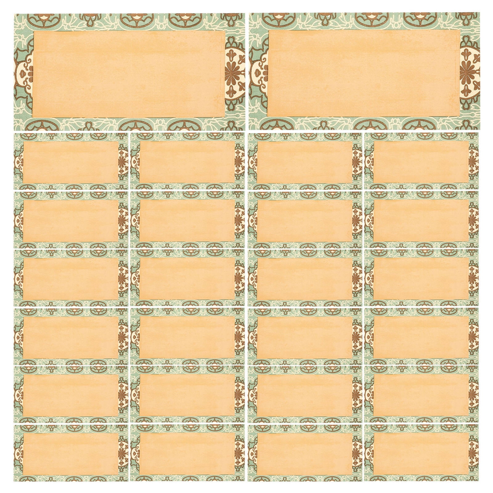 120 Sheets of Printed Rice Papers Multi-function Calligraphy Papers ...