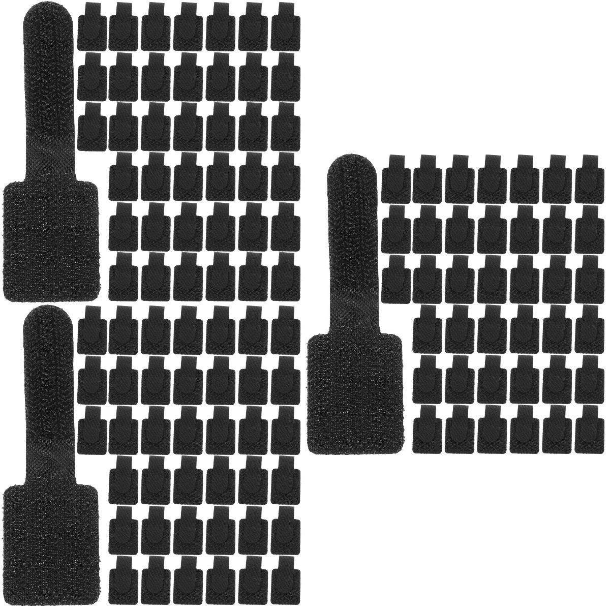 HOMEMAXS 120 pcs Cable Organizer Hook and Loop Cable Management Strap ...