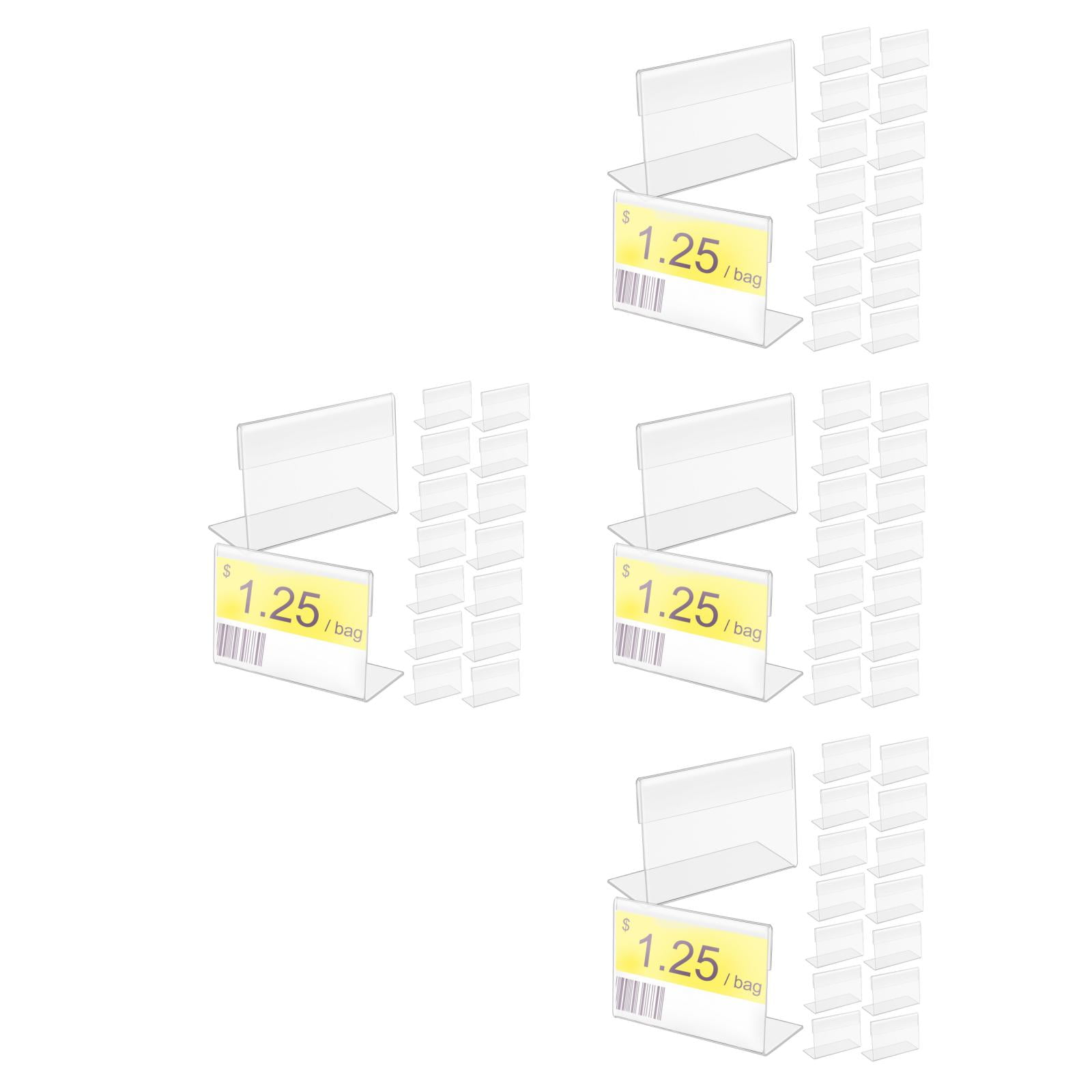 HOMEMAXS 120 pcs Clear Display Stand Table Card Holders Wedding Table ...