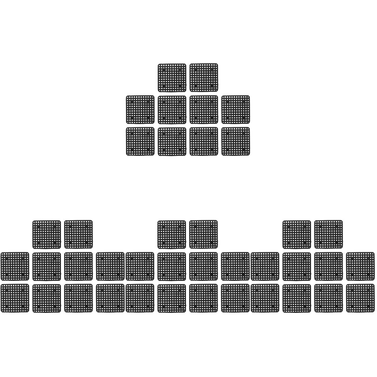 HOMEMAXS 120 pcs Planter Hole Mesh Pads Garden Flowerpot Mesh Pads ...