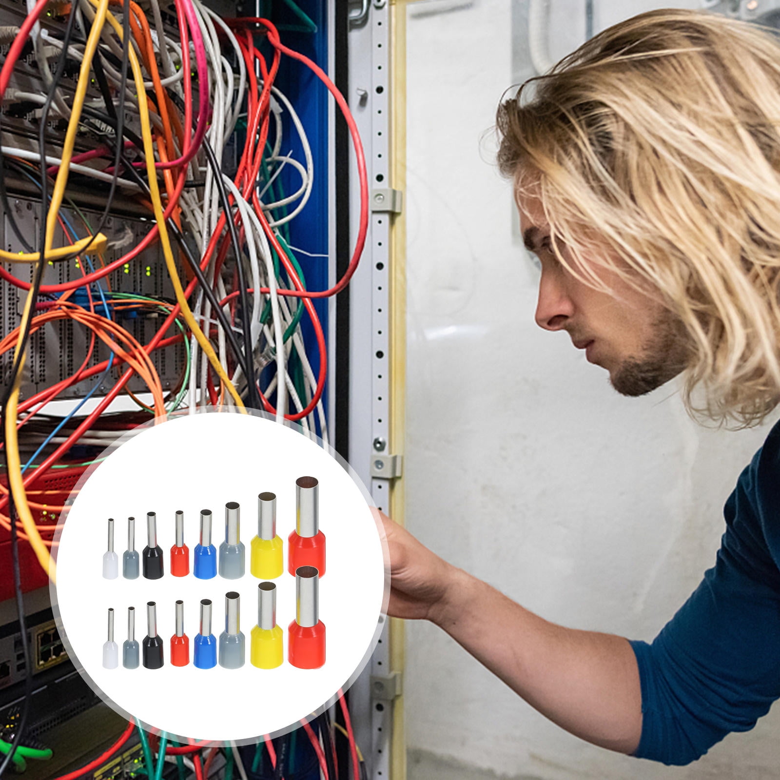 HOMEMAXS 1200pcs Ferrule Connector Cord Pin Ends Ferrule Connectors ...