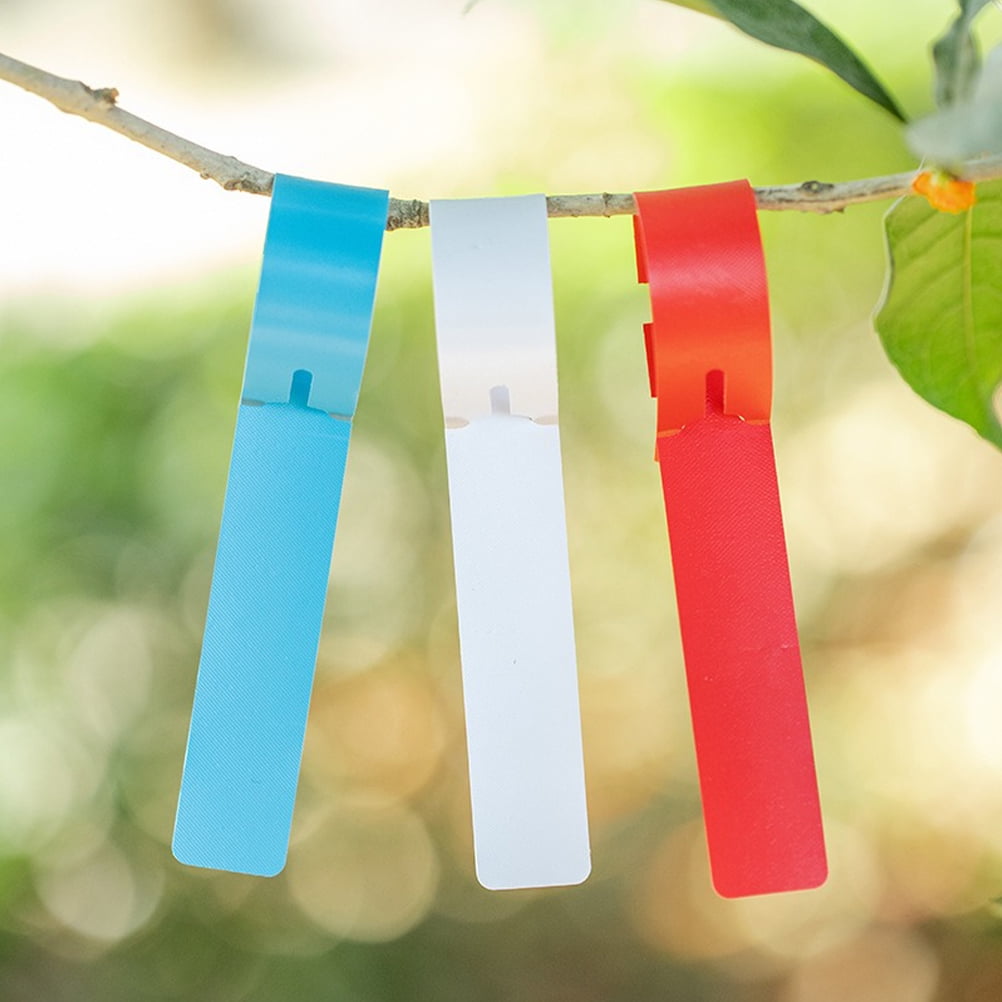 HOMEMAXS 120pcs Adjustable Waterproof PVC Plant Tags for Garden Tree ...