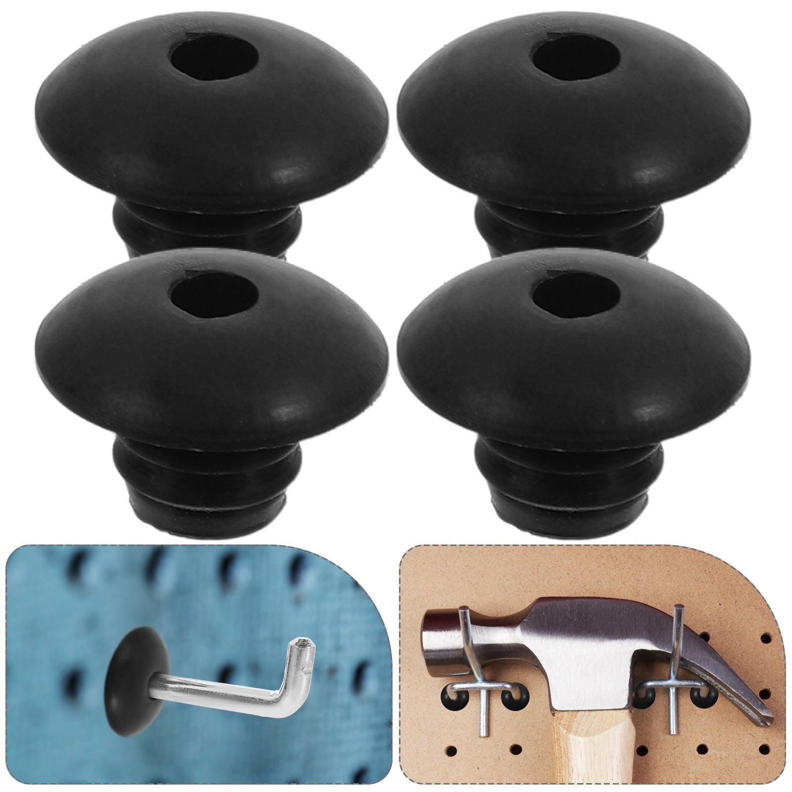 HOMEMAXS 120pcs Pegboard Hook Locks Pegboard Hook Fasteners Pegboard ...