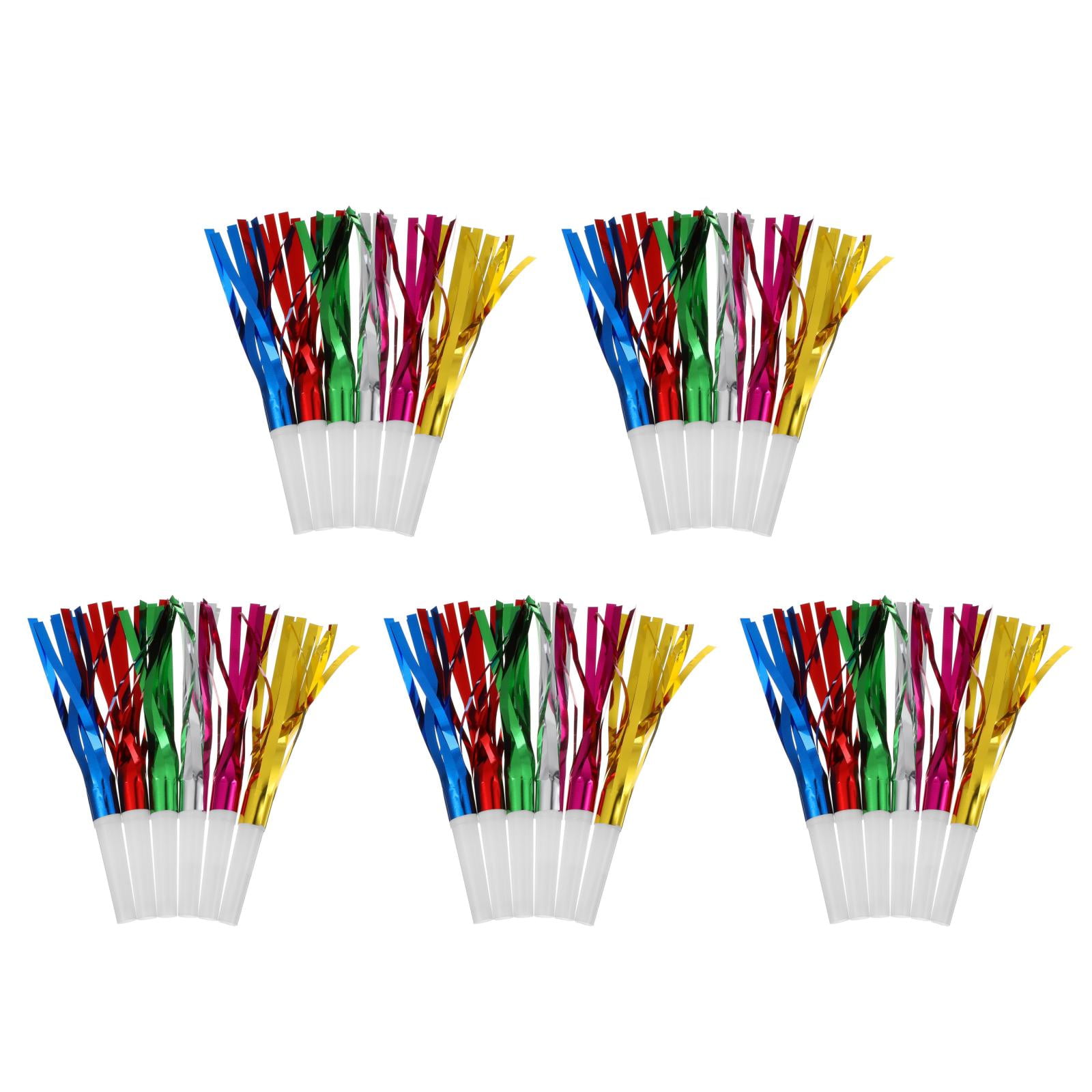 HOMEMAXS 125 pcs Party Blowers, Colorful Noisemakers, Birthday Blow ...