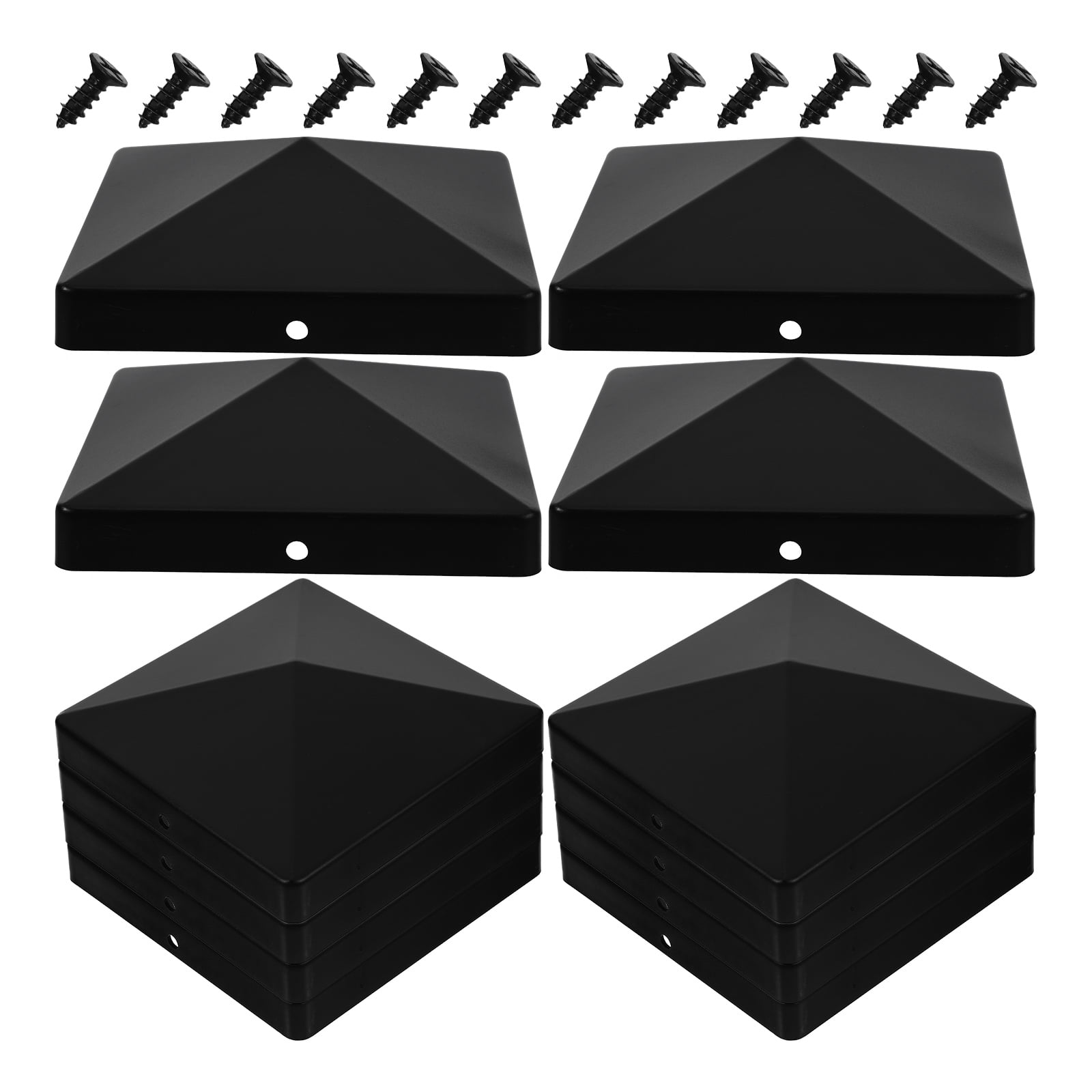 HOMEMAXS 12Pcs Fence Post Caps Plastic Fence Caps Post Caps Fence ...