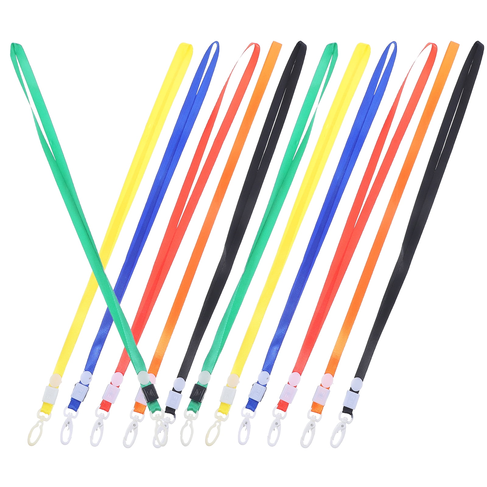 HOMEMAXS 12Pcs ID Badge Lanyard Badge Neck Lanyard Multi-use Hanging ...