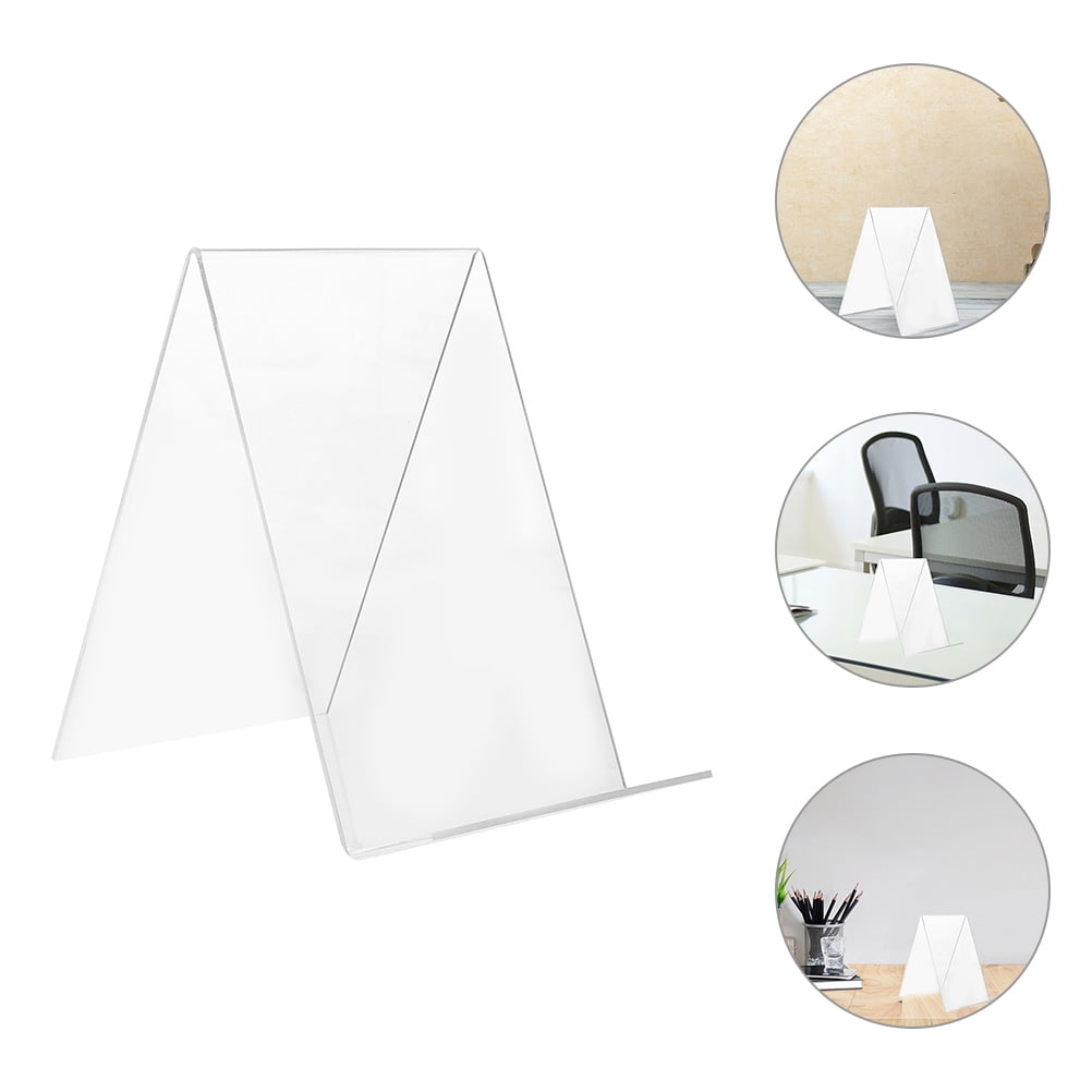 HOMEMAXS 12pcs Acrylic Display Stand Books Storage Display Holder ...
