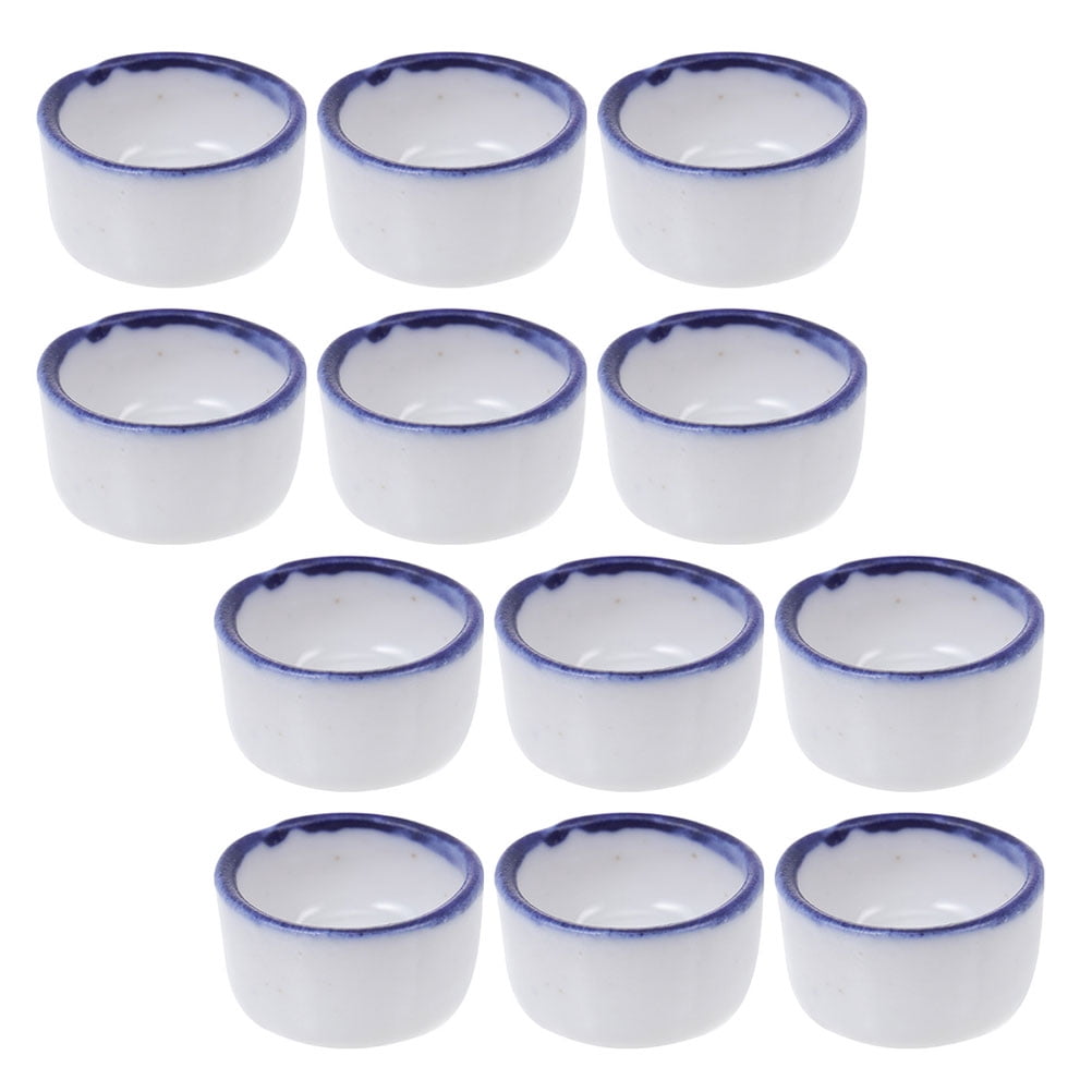 HOMEMAXS 12pcs Basin Ceramic Terrarium Dish Small Scorpion Drinking ...