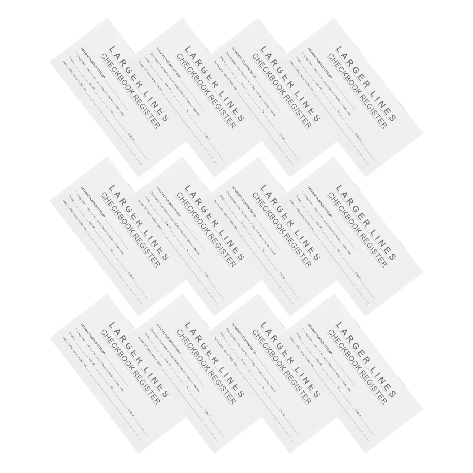 HOMEMAXS 12pcs Checkbook Register Check Registers Personal Checkbook ...
