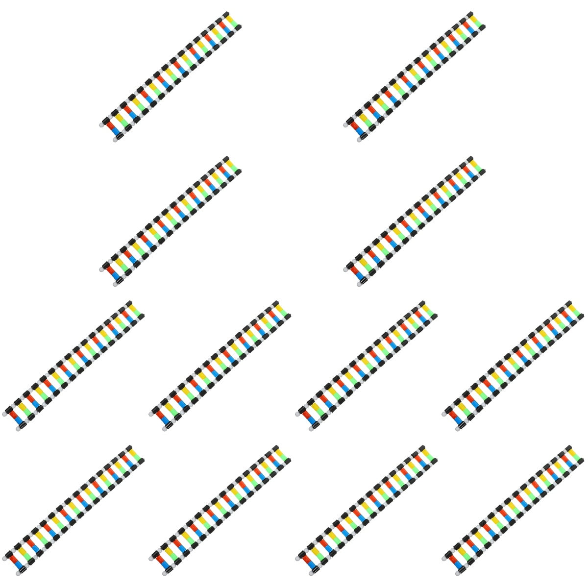 HOMEMAXS 12pcs DNA Model Double Helix Model DNA Display Component for ...