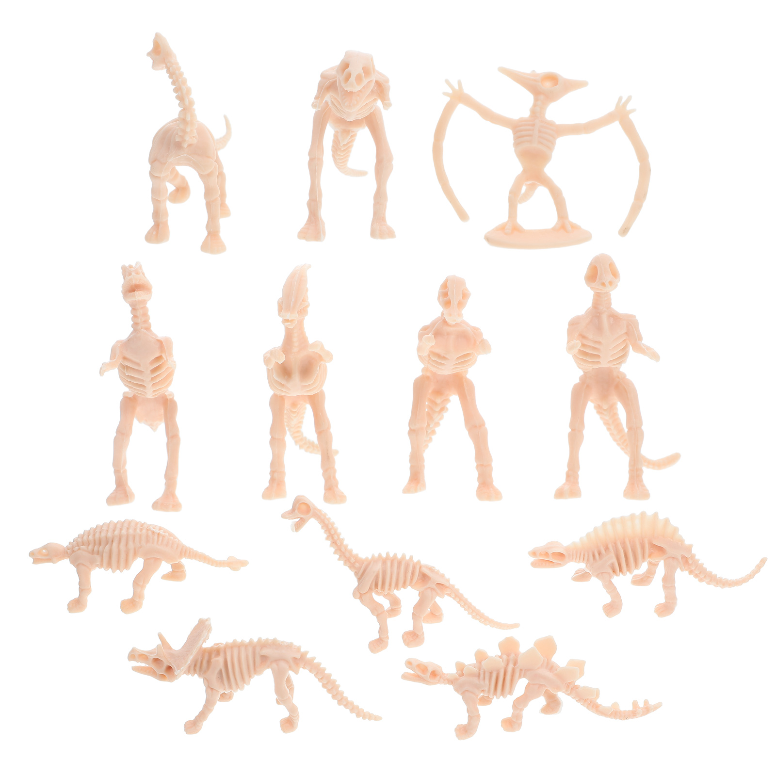 HOMEMAXS 12pcs Dinosaur Skeleton Model Set for Sandbox Activities and ...