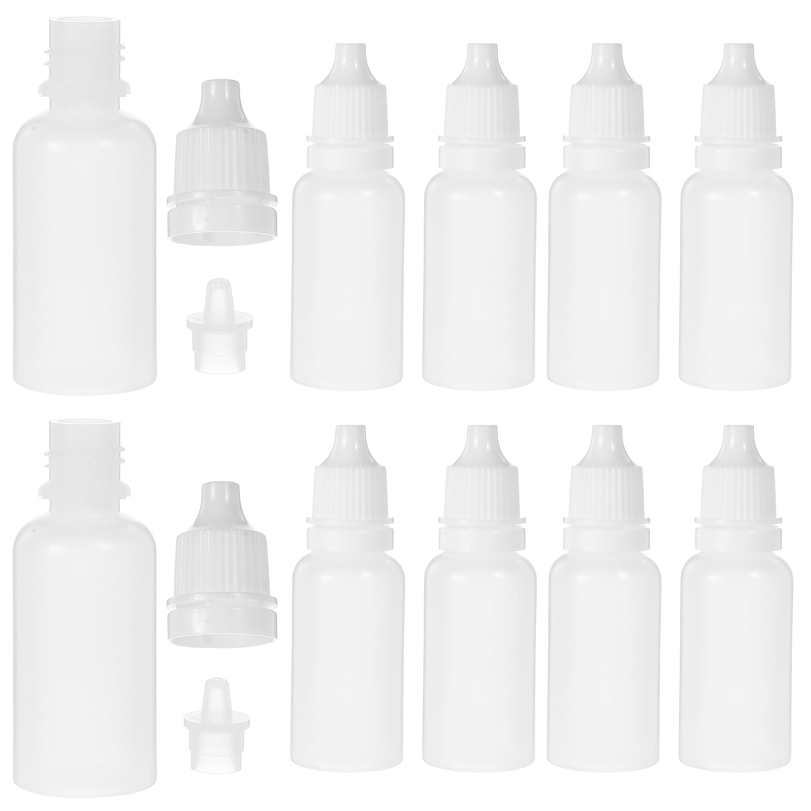 HOMEMAXS 12pcs Dropping Bottles Eye Dropper Bottles Mini Dropper ...