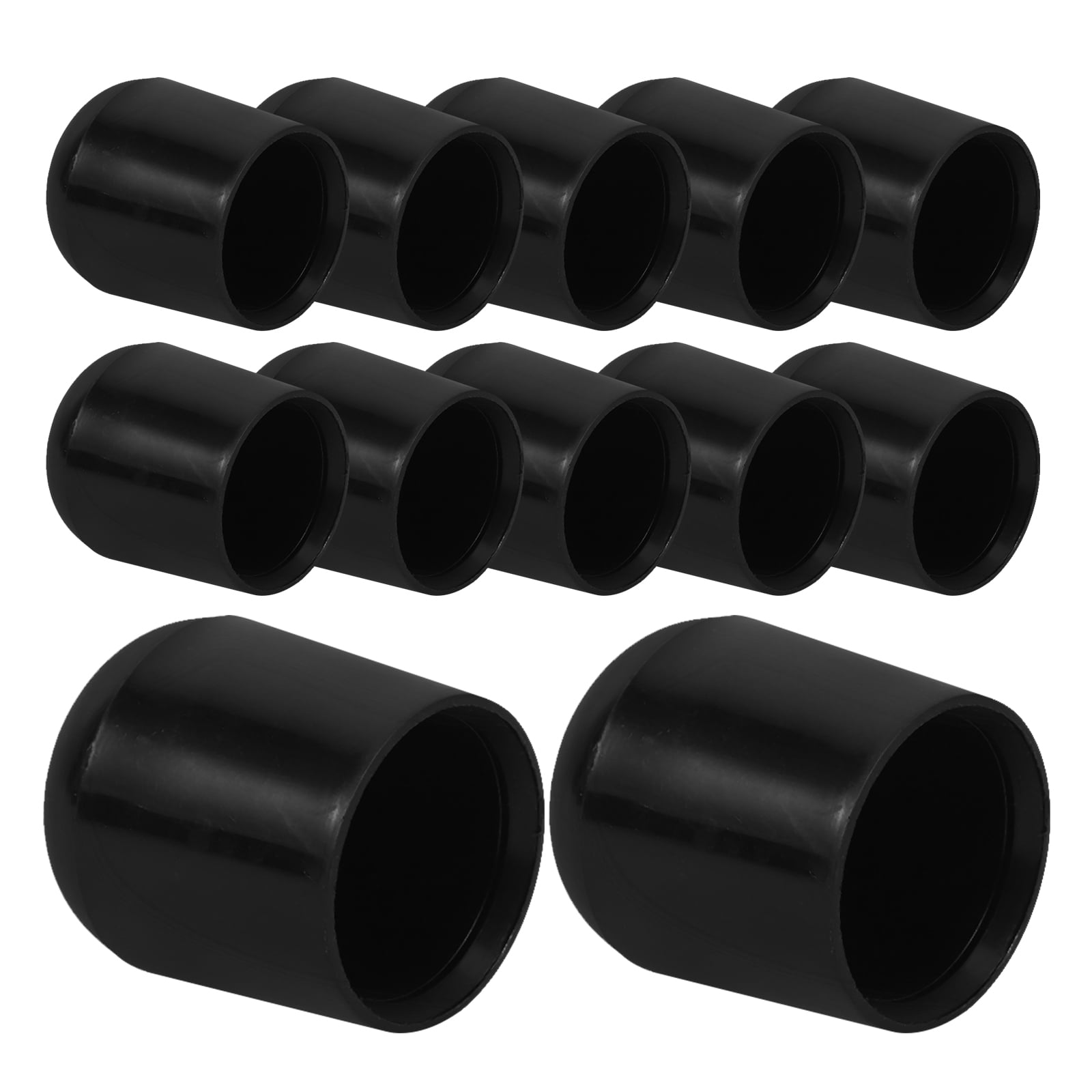HOMEMAXS 12pcs Folding Chair Leg Caps Rubber Chair End Caps Floor ...