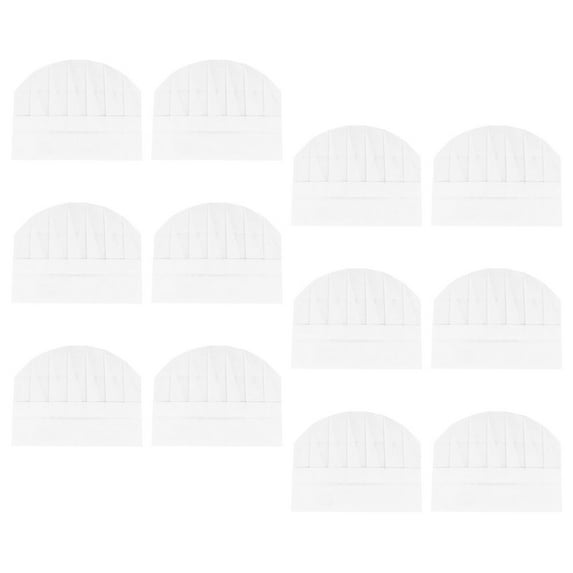 HOMEMAXS 12pcs Kids Paper Chef Hats Role Play White Chef Caps Small ...