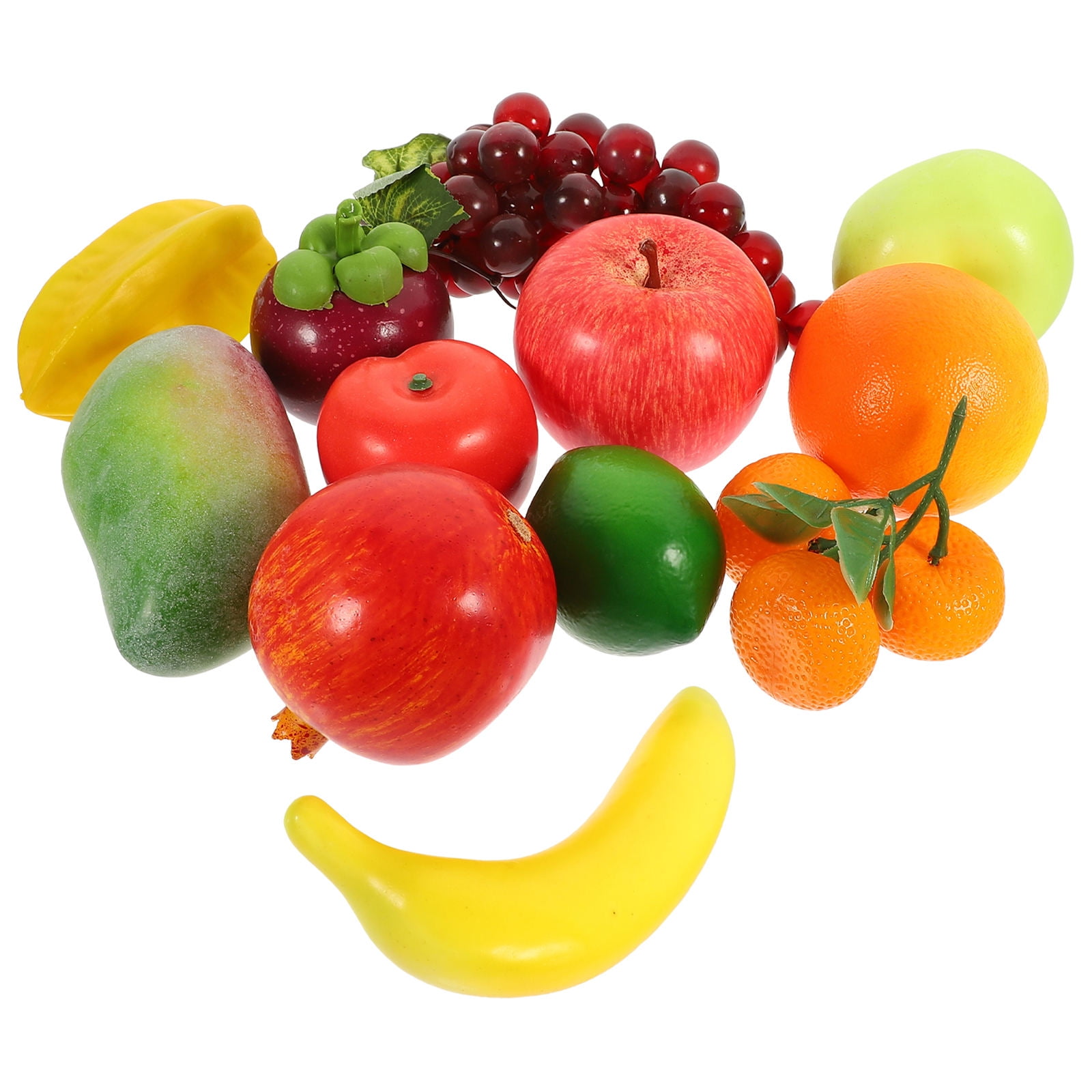 12pcs Lifelike Fake Fruits Decorations for Long Lasting Use Assorted ...