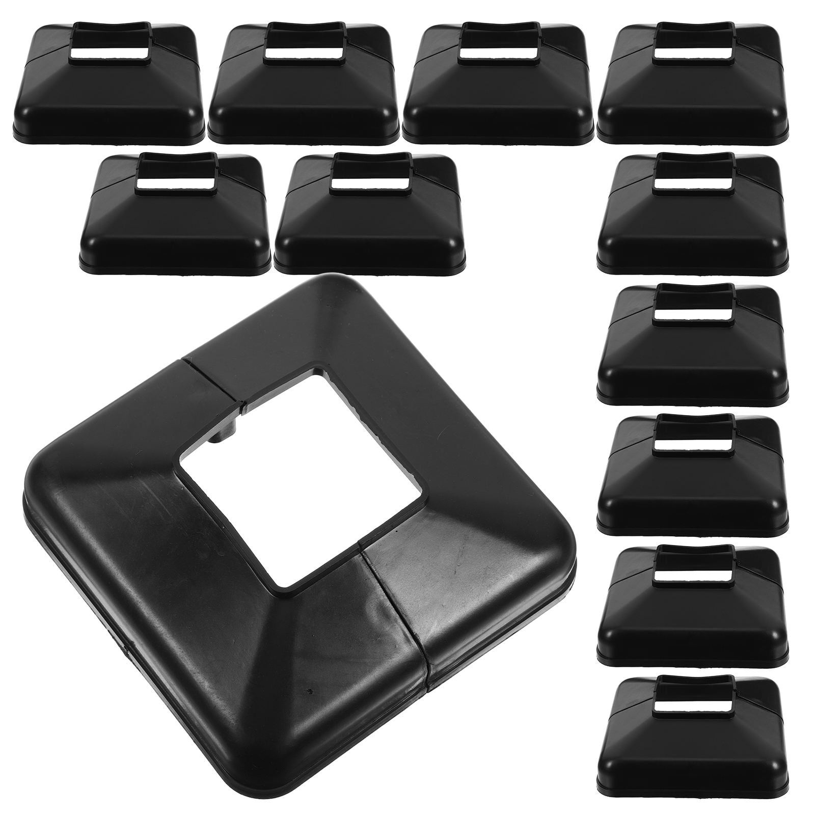 HOMEMAXS 12pcs Post Skirt Covers for Stairs Balconies Deck Post Base ...