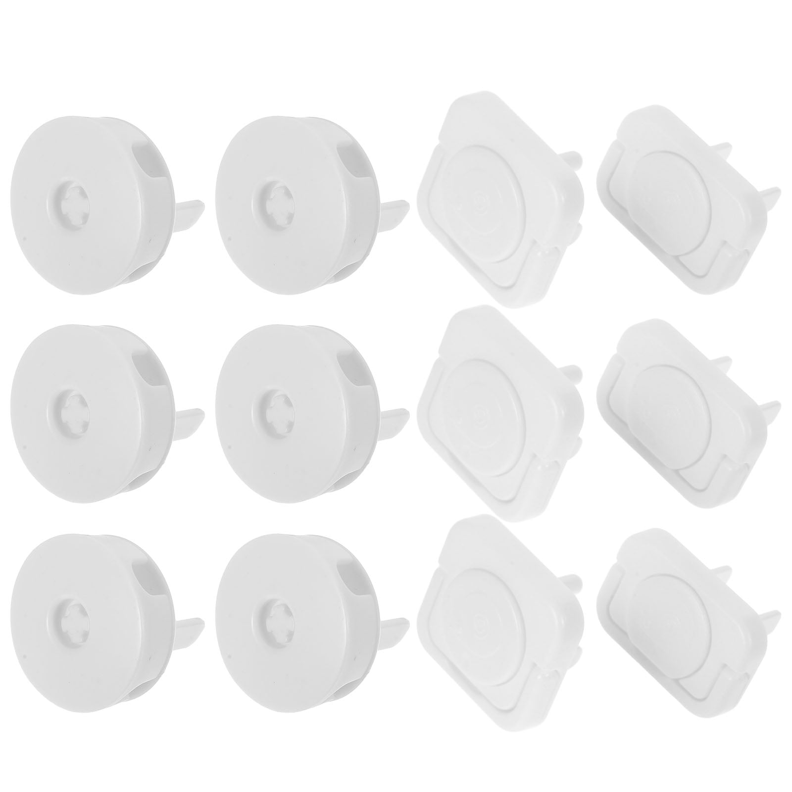 12pcs Style 2-Prong 3-Prong Outlet Stains Covers Plug Storage Stains ...