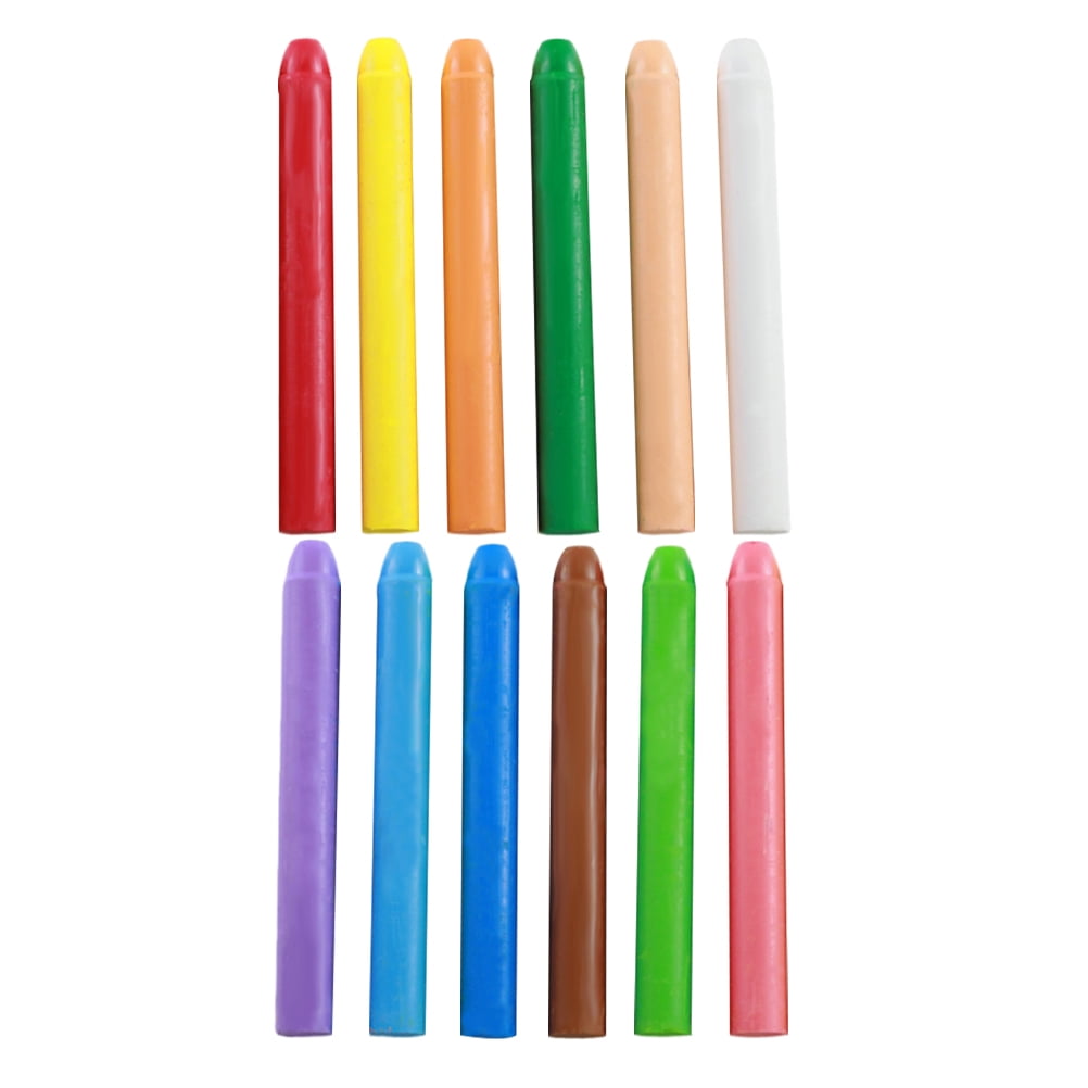 HOMEMAXS 12pcs Teachers Chalks Water-soluble Chalks Playground Chalks ...