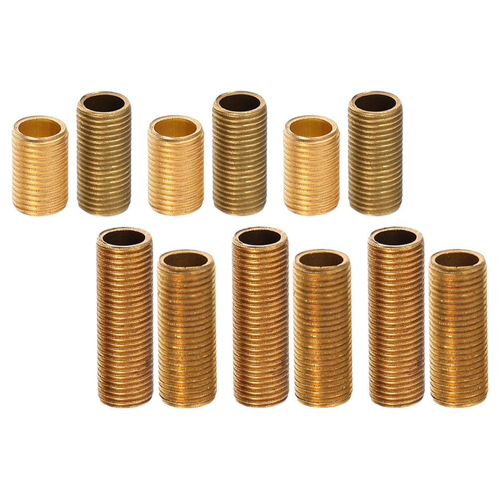 HOMEMAXS 12pcs Thread Lamp Brass Rod Replacement Lamp Rod Adapter ...
