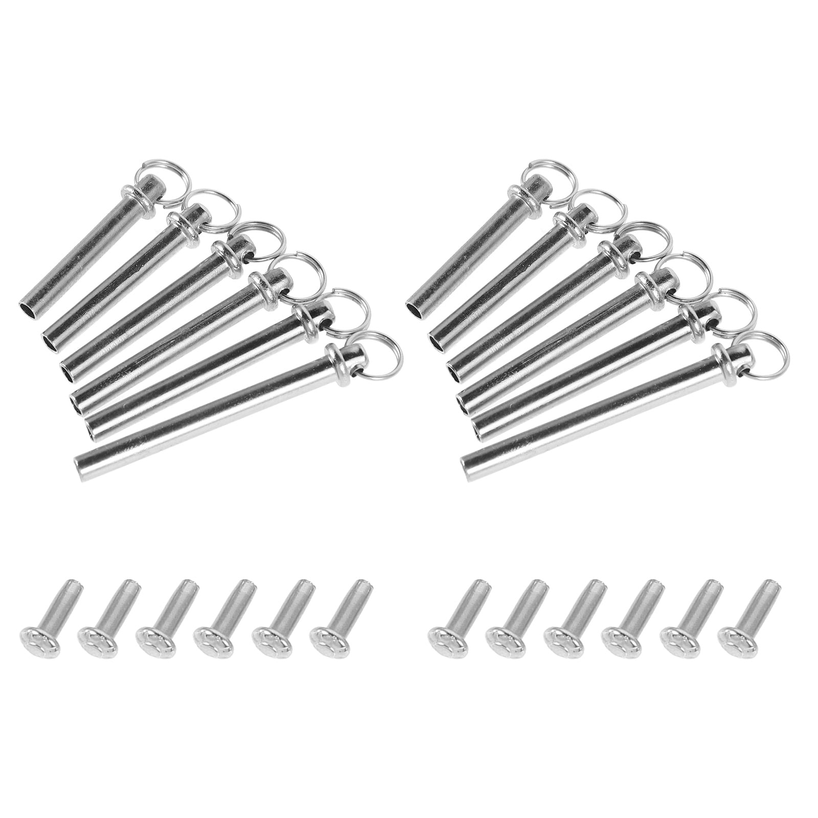 HOMEMAXS 13 Sets Hand Fan Shaft Rivets Nuts Replacement Part Thumb ...