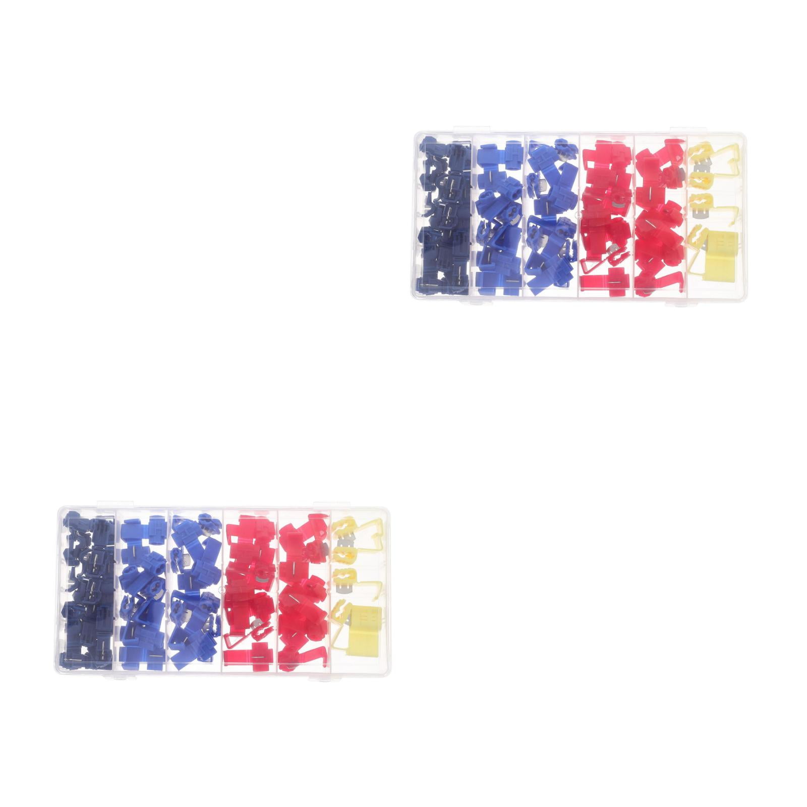 HOMEMAXS 130 pcs Quick Splice Electrical Wire Connectors Solderless ...