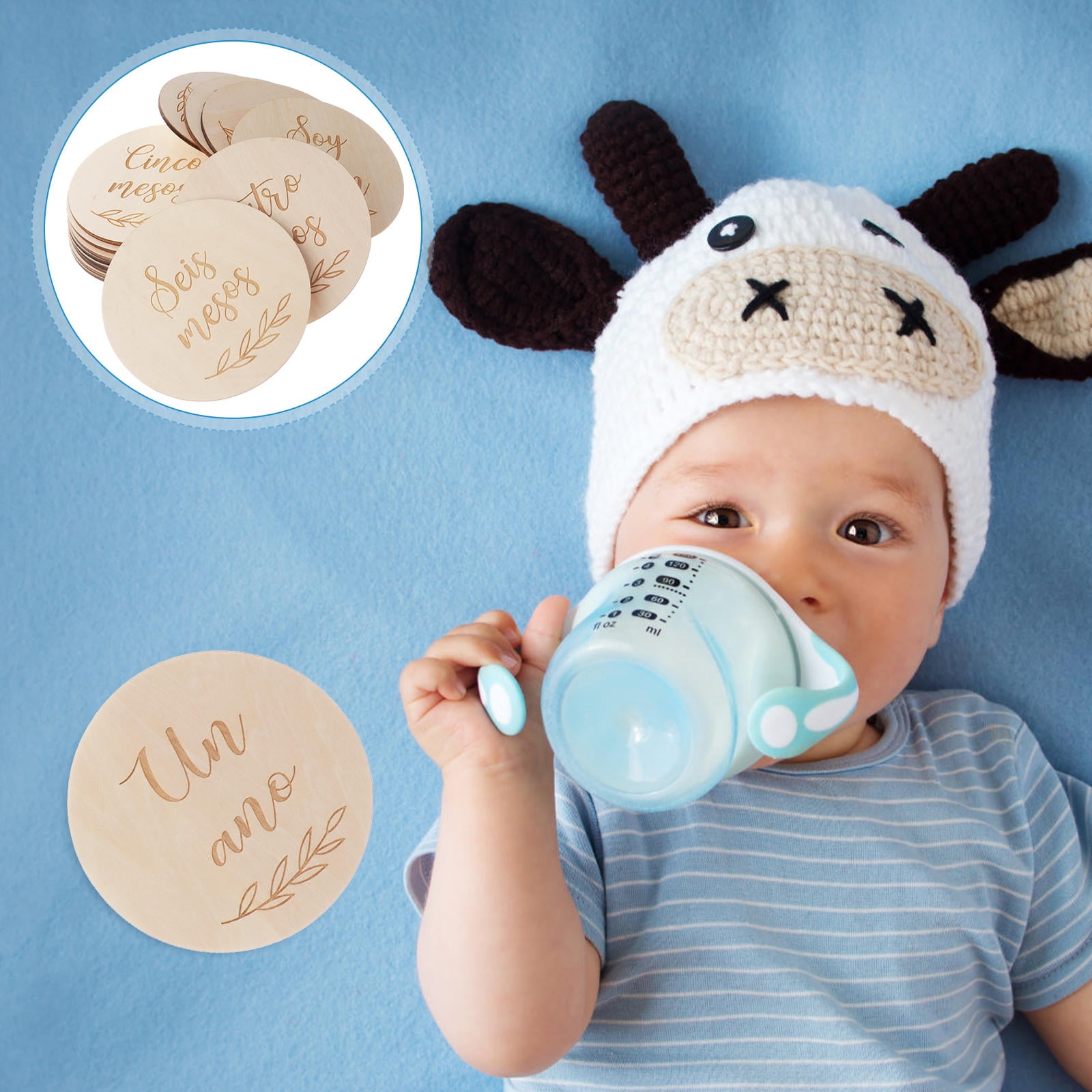 HOMEMAXS 14 Pcs Baby Milestone Card Born Essentials for Newborn Cards ...