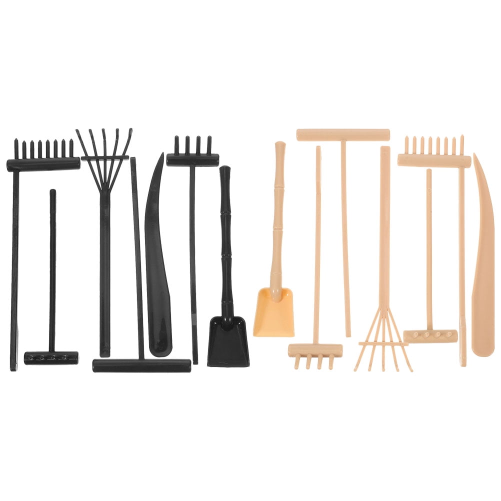 HOMEMAXS 14 Pcs Zen Garden Tool Sand Table Rake Game Terrarium Decor ...