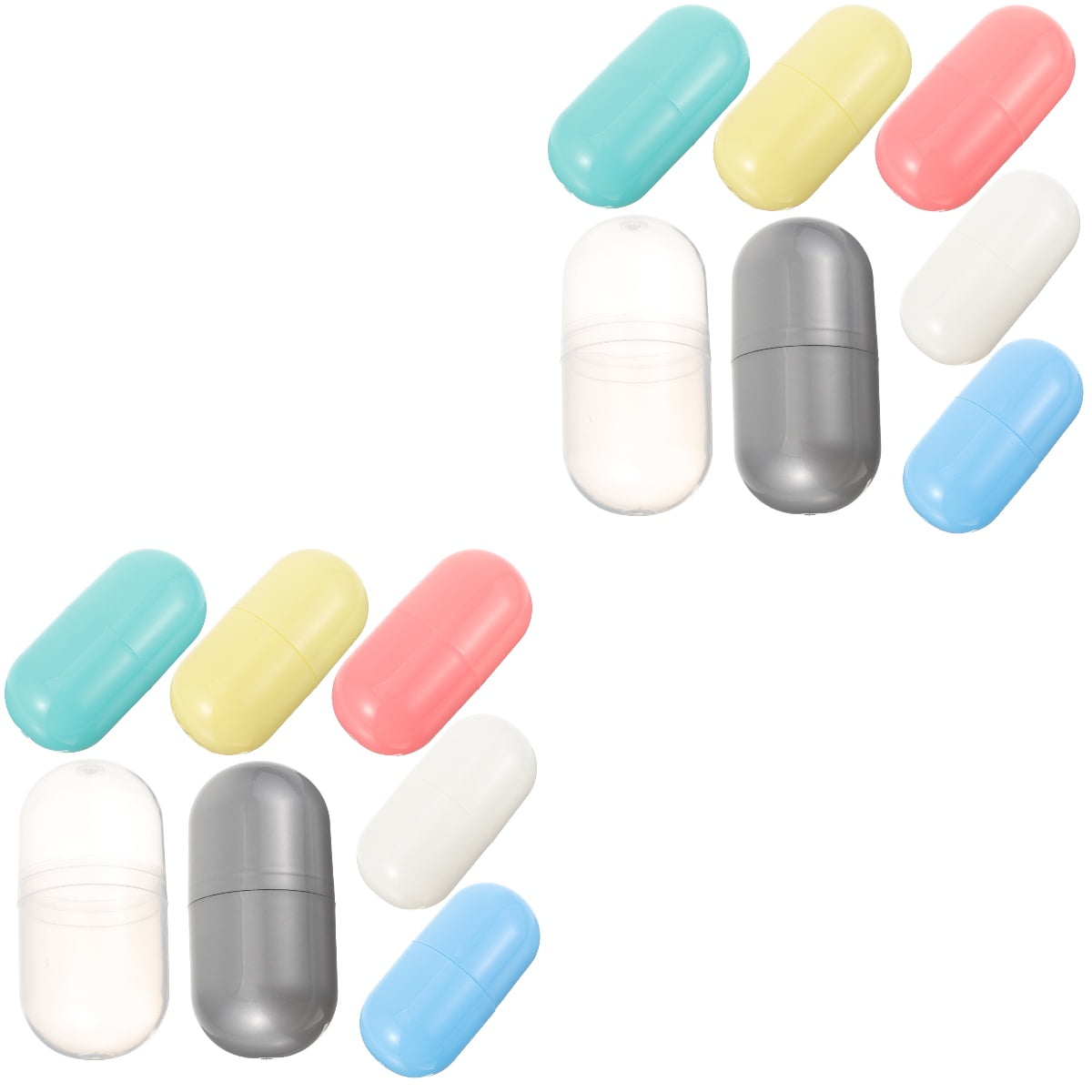 HOMEMAXS 14 pcs Plastic Capsules Children Toys Fillable Eggs Twisting ...