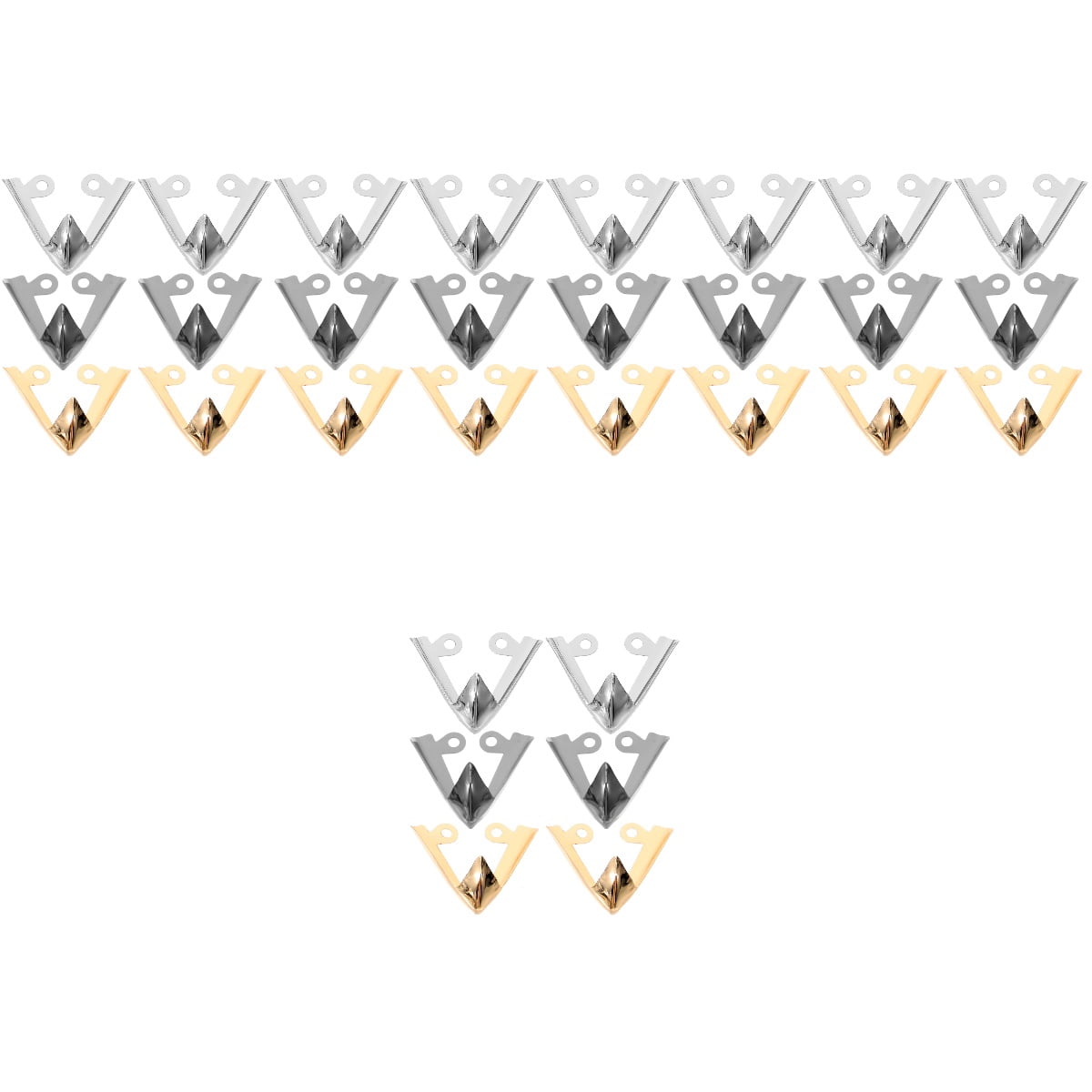 HOMEMAXS 15 Pairs High Heels Toe Caps High Heel Shoe Tip Caps Metal ...
