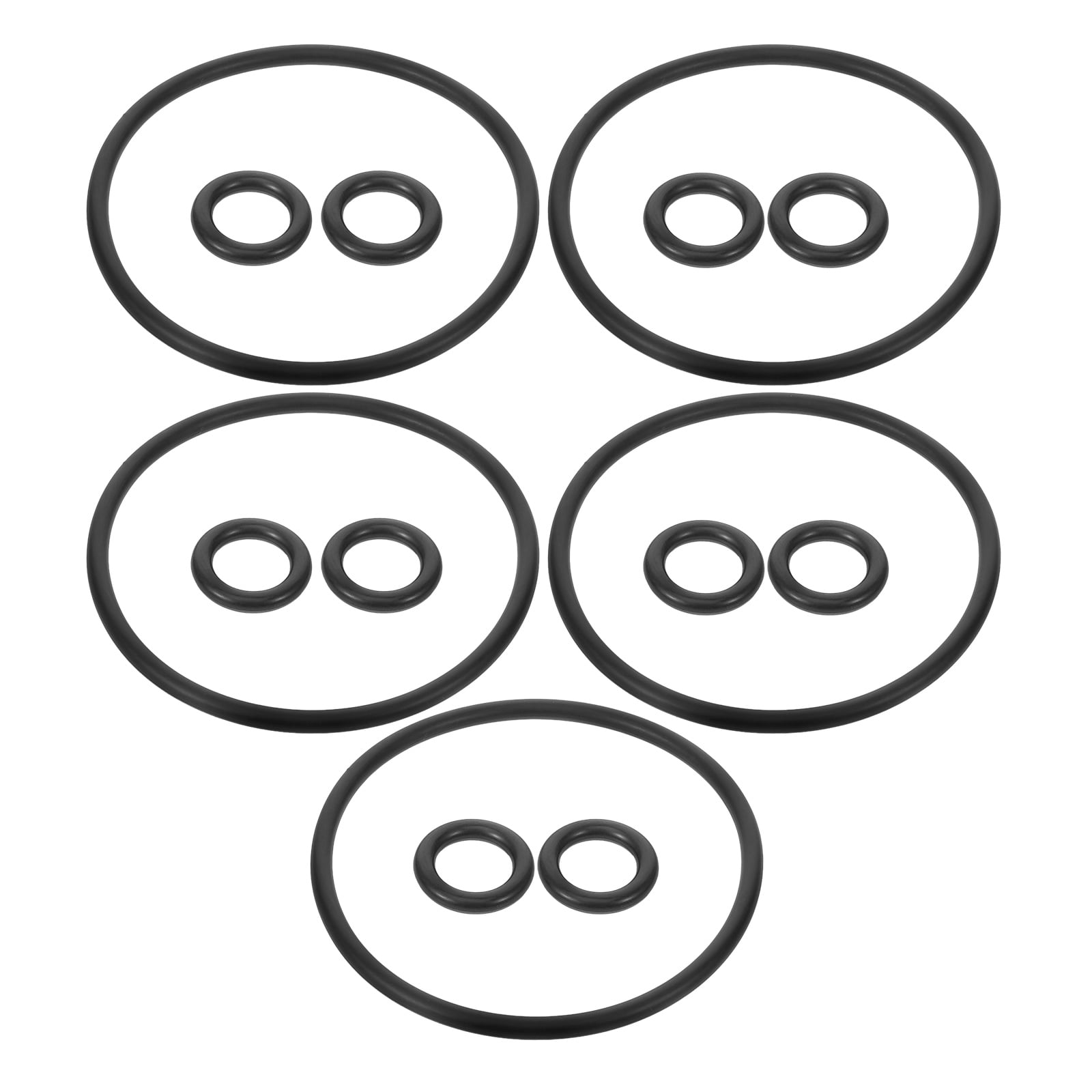 HOMEMAXS 15 Pcs Combination Valve Sealing Ring Pool Tool Rings Black ...