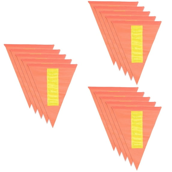 HOMEMAXS 15 Pcs Cycling Safety Flag Replacement Portable Reflective ...