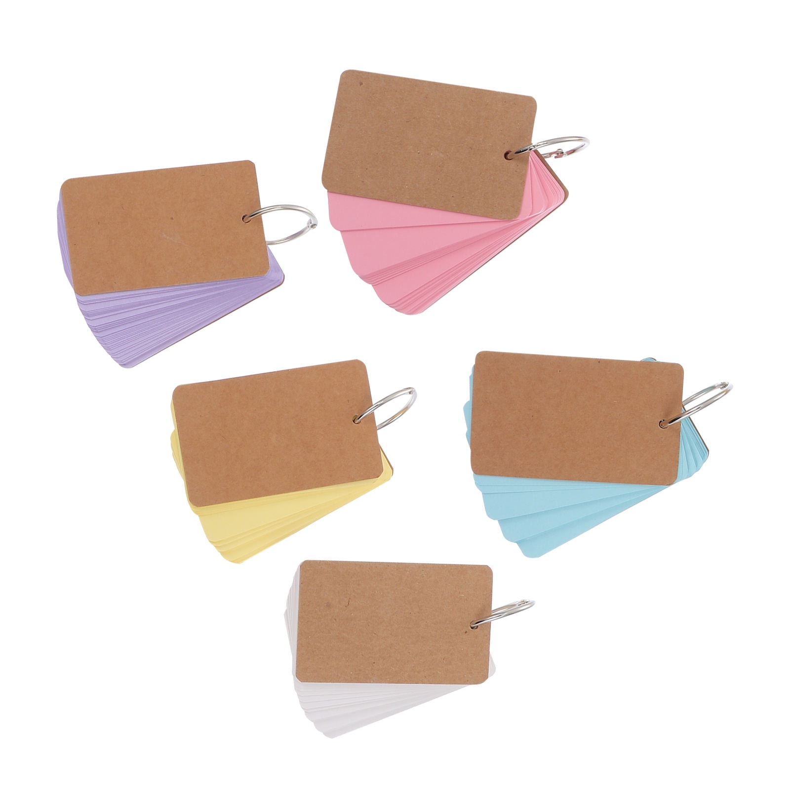 HOMEMAXS 15 Pcs English Word Blank Practical Memo Cards for School ...