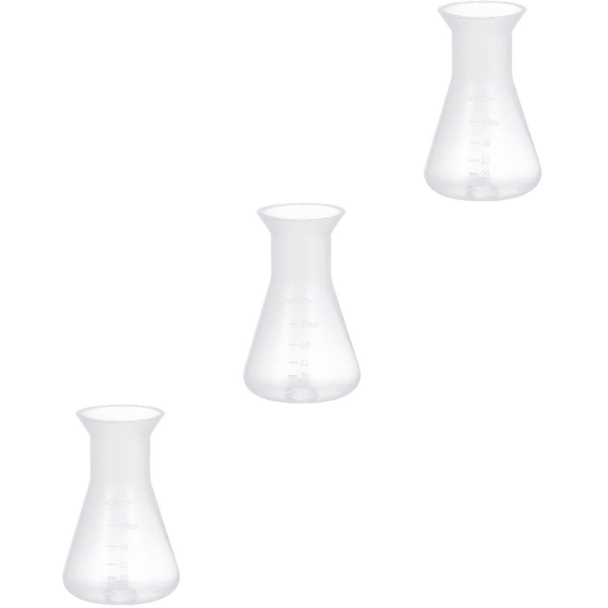 HOMEMAXS 15 Pcs Professional Erlenmeyer Flask Laboratory Conical Flask ...