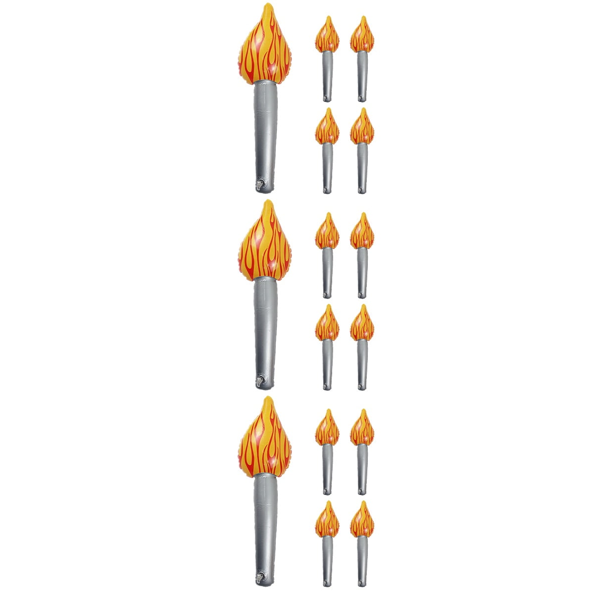 HOMEMAXS 15 Pcs Sports Themed Torch Shaped Balloon PVC Sports Party ...