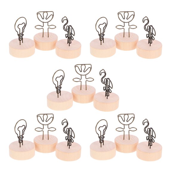 HOMEMAXS 15 Pcs Table Holders Easel Retro Note Holder 6.00X4.00X4.00CM ...