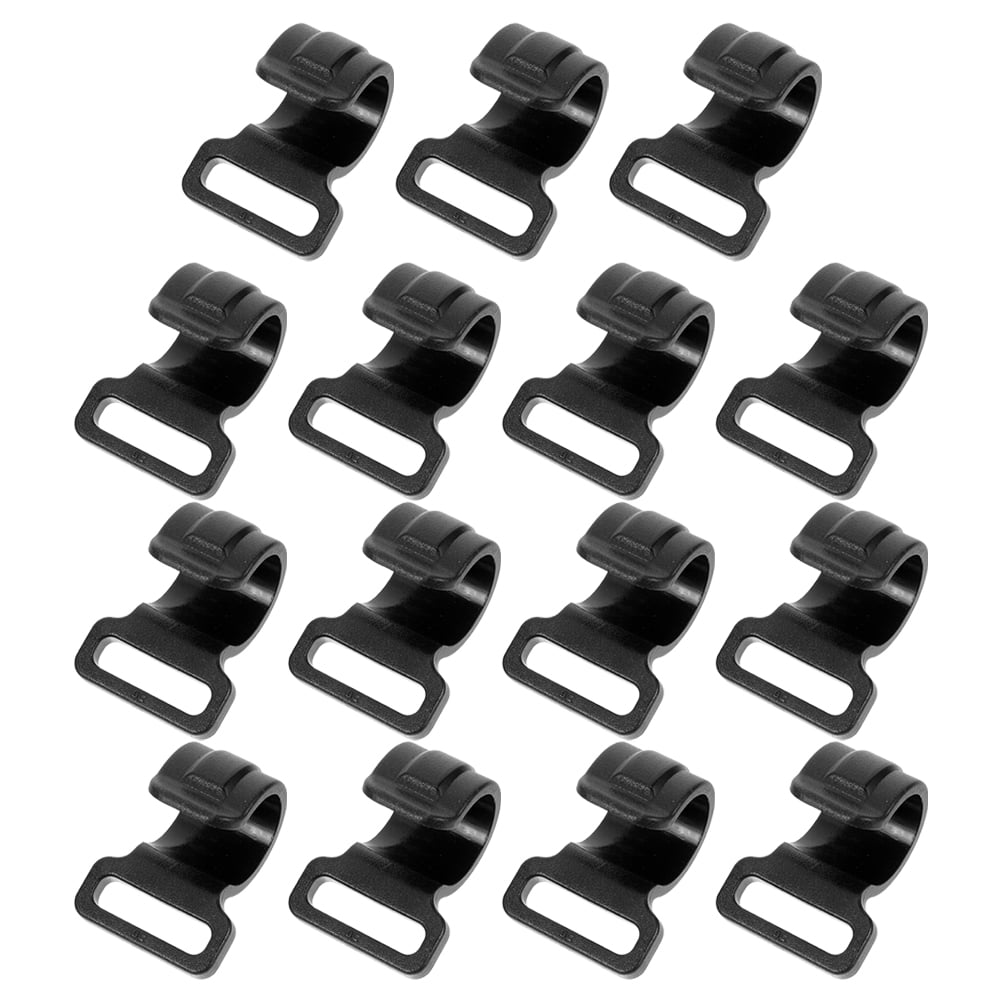 HOMEMAXS 15 Pcs Tent Accessories Canopy Clips Stakes Heavy Duty Black ...