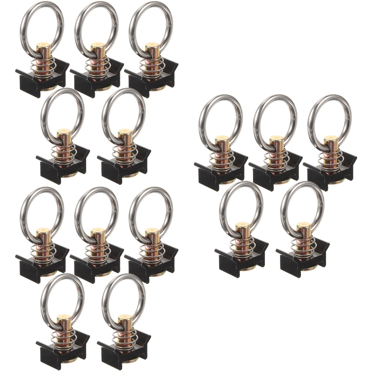 HOMEMAXS 15 Pcs Tie Down Sing Round Ring for Airline Track Installation ...