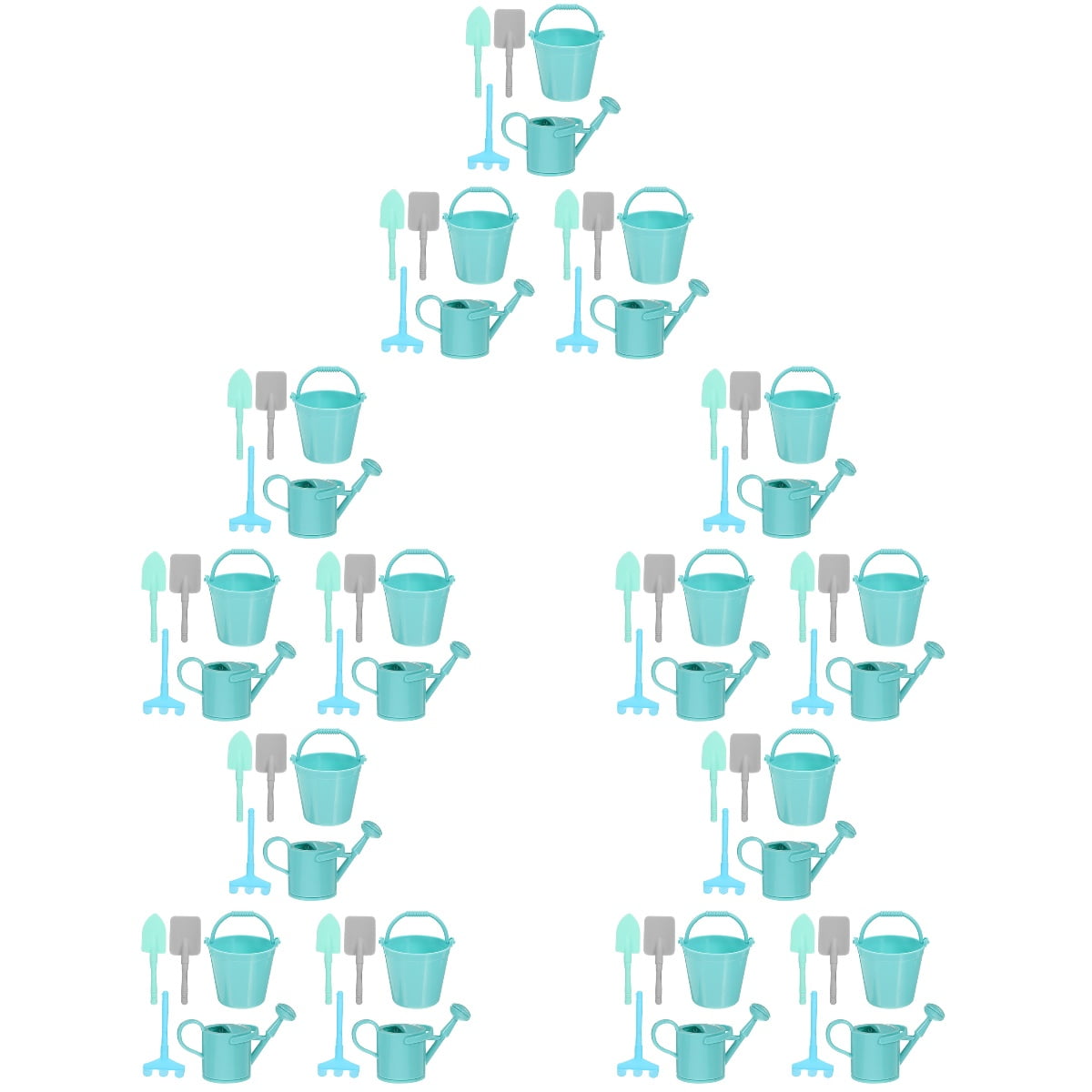 HOMEMAXS 15 Sets Gardening Tool Models Micro Landscape Tool Ornament ...